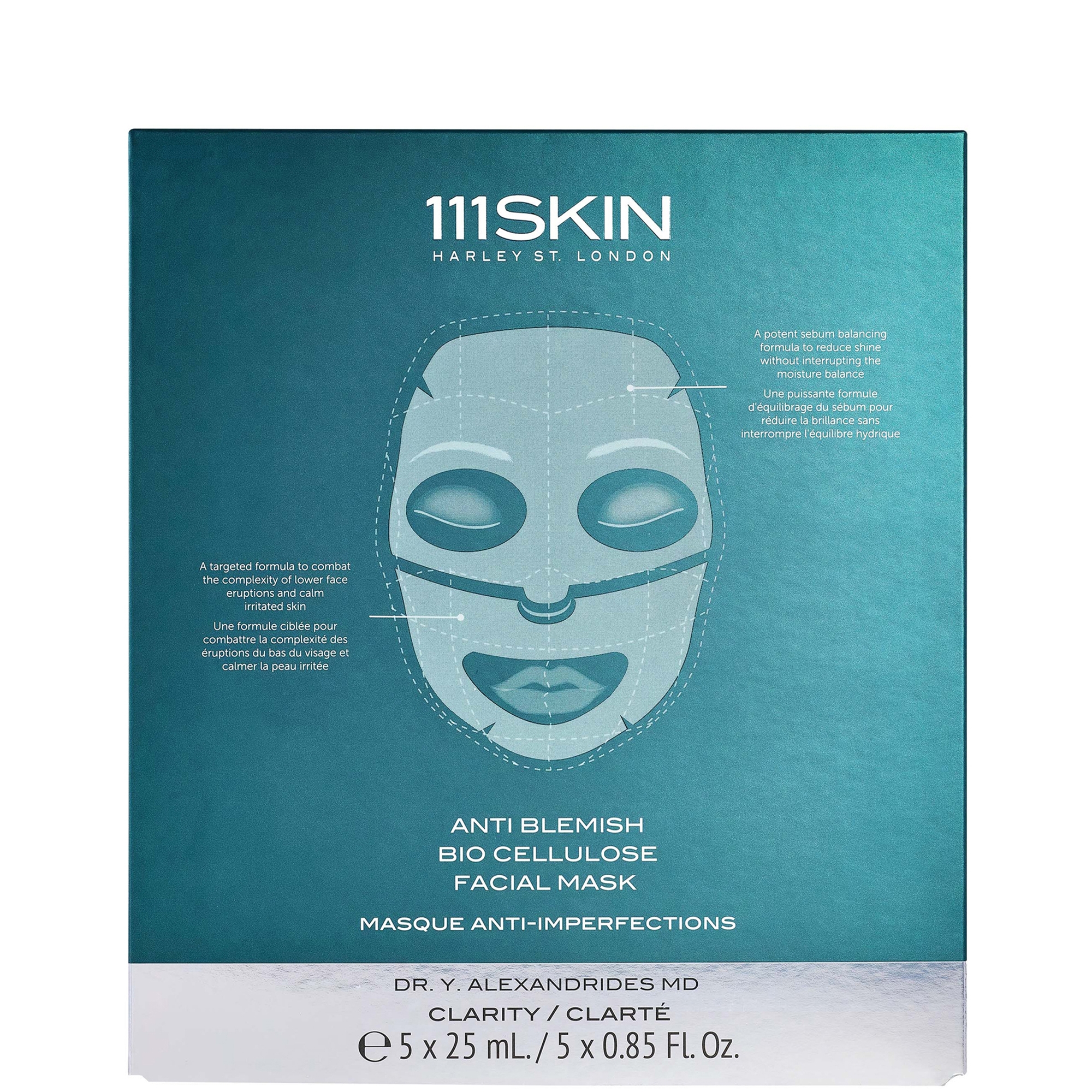 111SKIN Anti Blemish Bio Cellulose Facial Mask | LOOKFANTASTIC