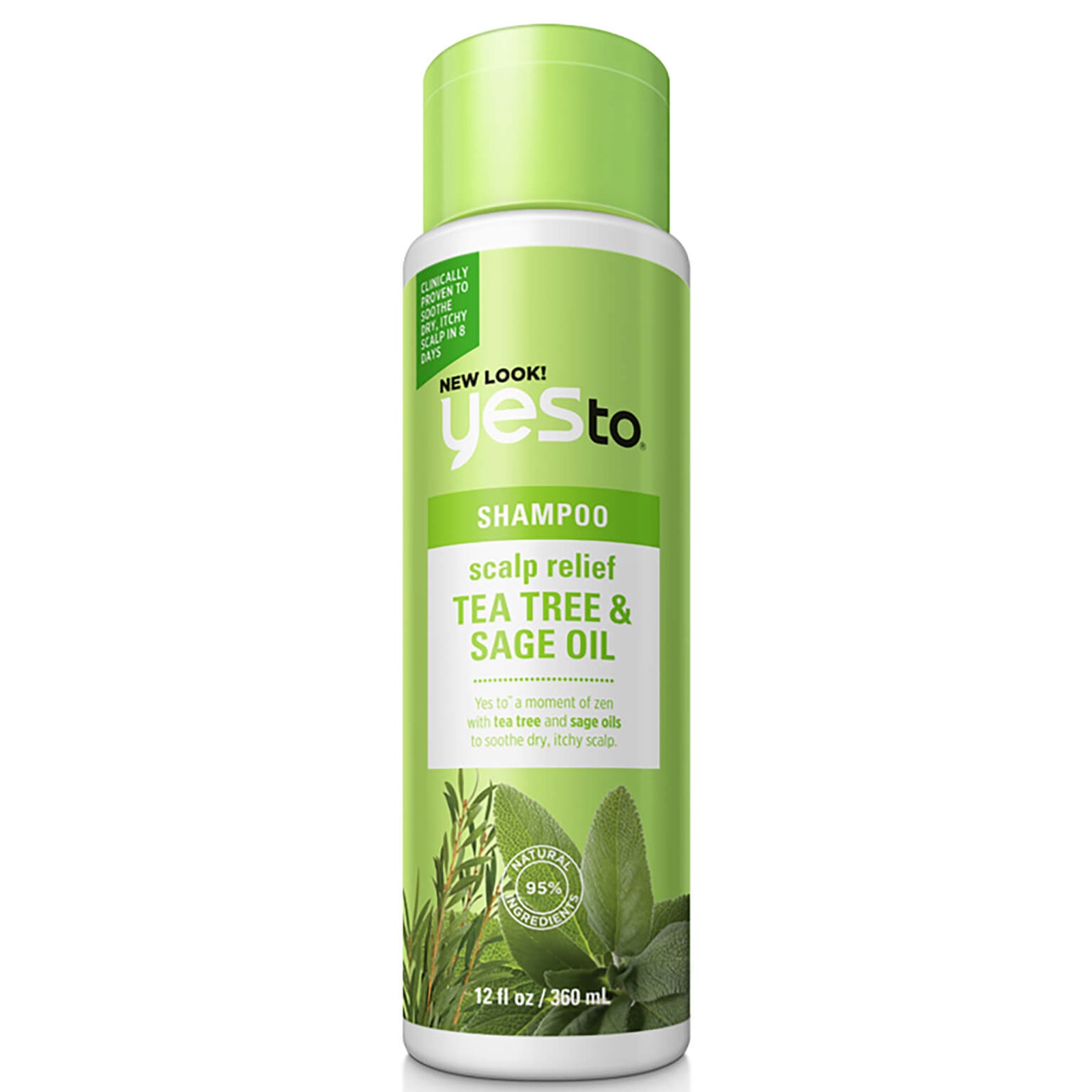 yes to Naturals Tea Tree Scalp Relief Shampoo | LOOKFANTASTIC