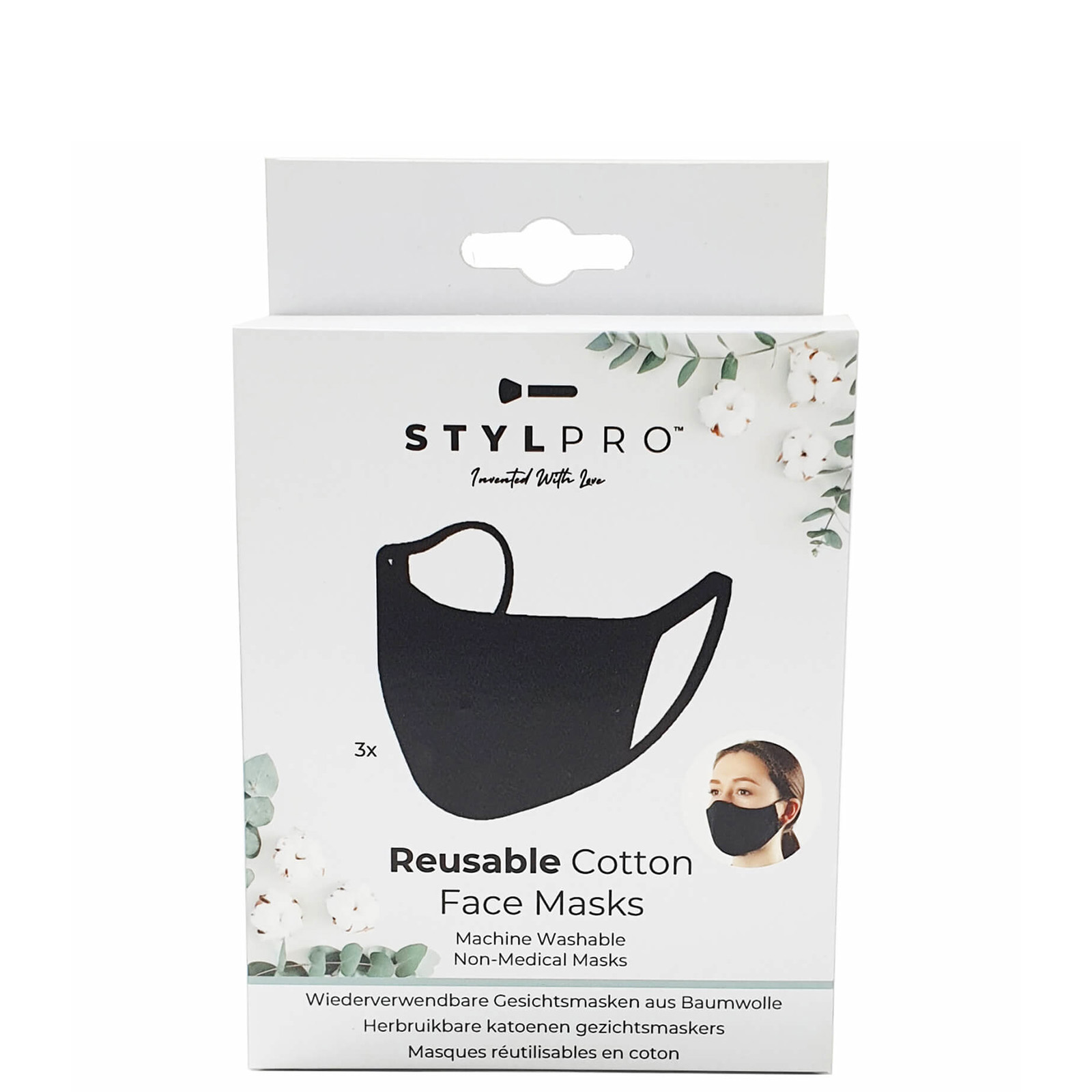 StylPro Reusable Cotton Face Mask | LOOKFANTASTIC