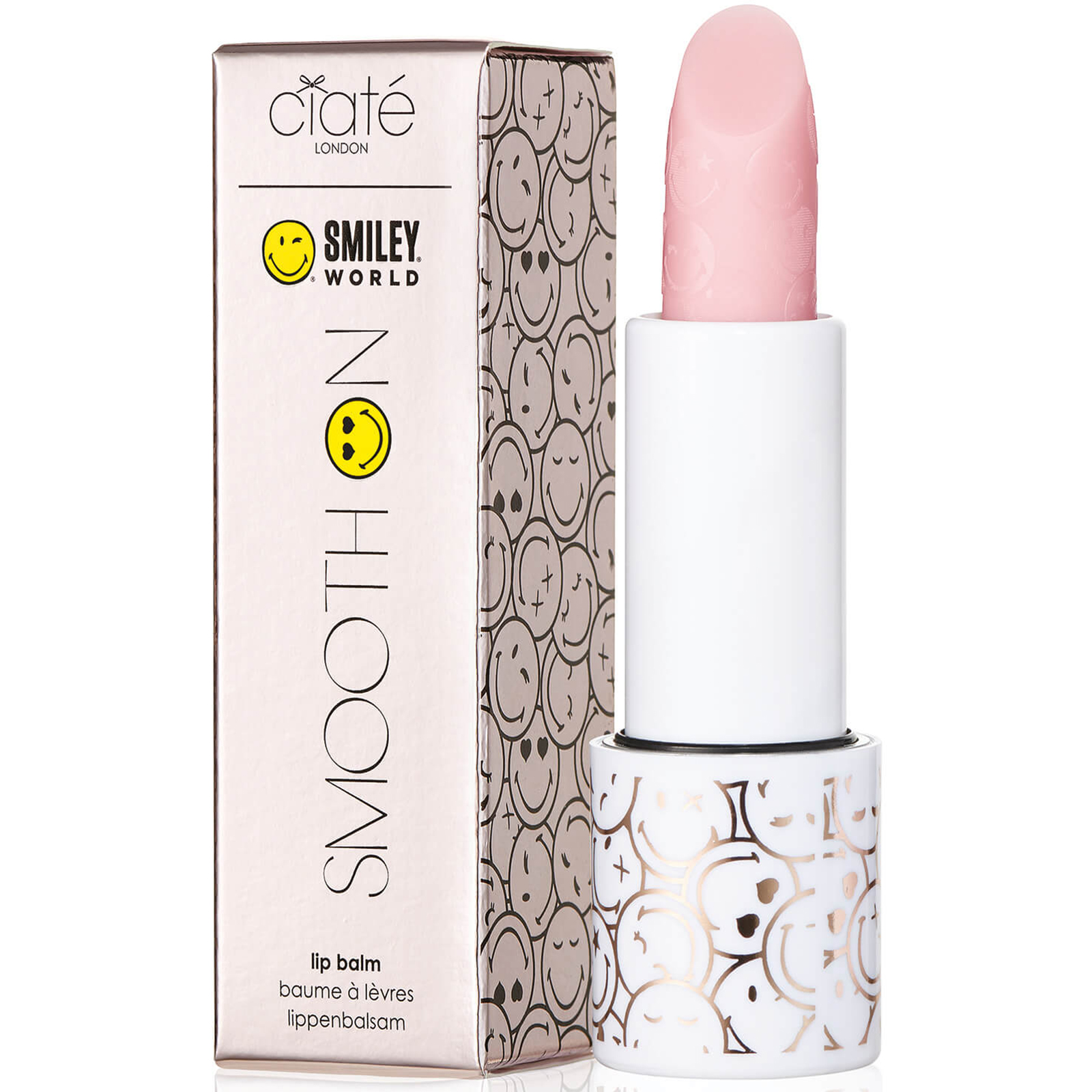 Ciaté London Smiley Smooth on Lip Balm - Be you 2.8g | LOOKFANTASTIC
