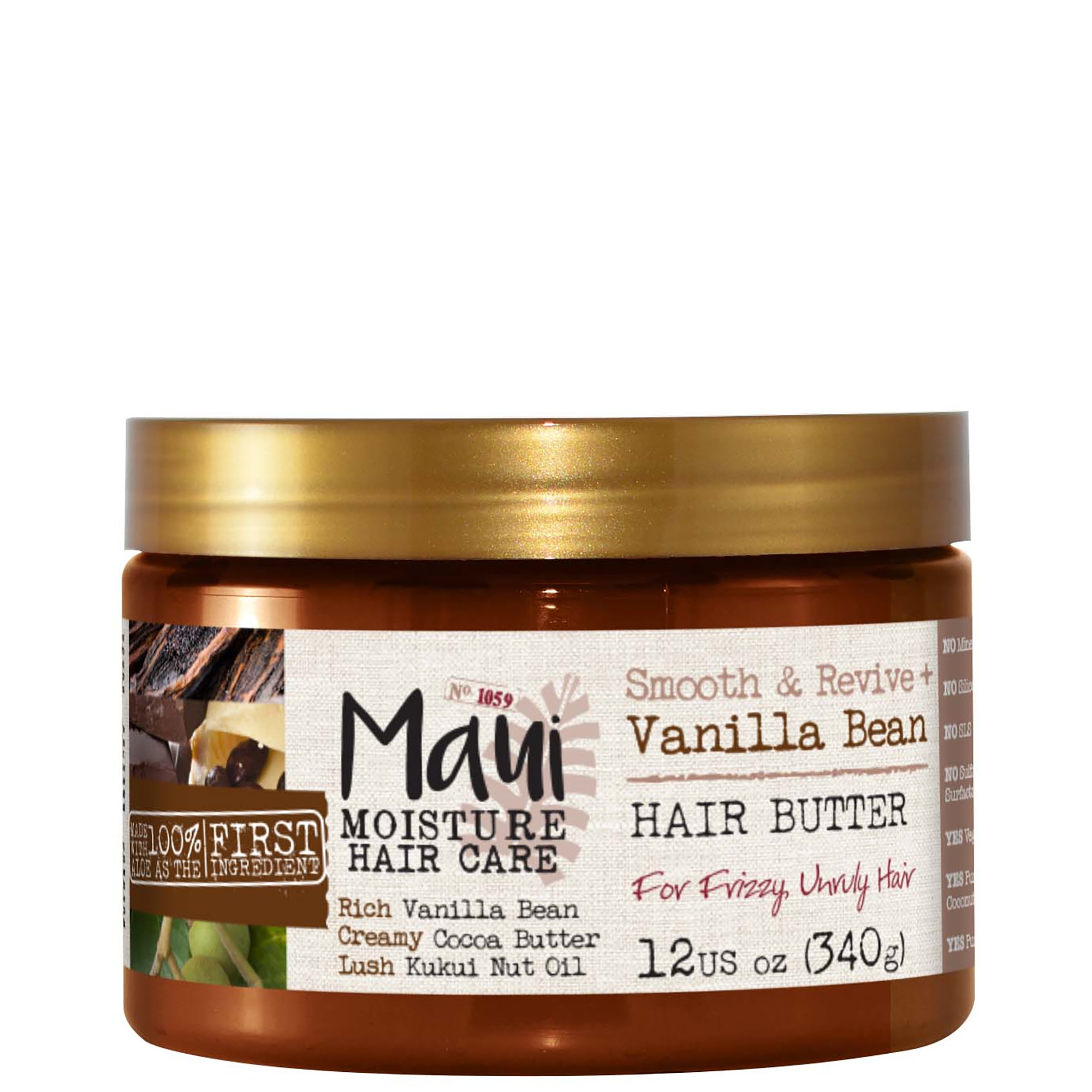 Maui Moisture Smooth and Revive+ Vanilla Bean Hair Mask 340g ...