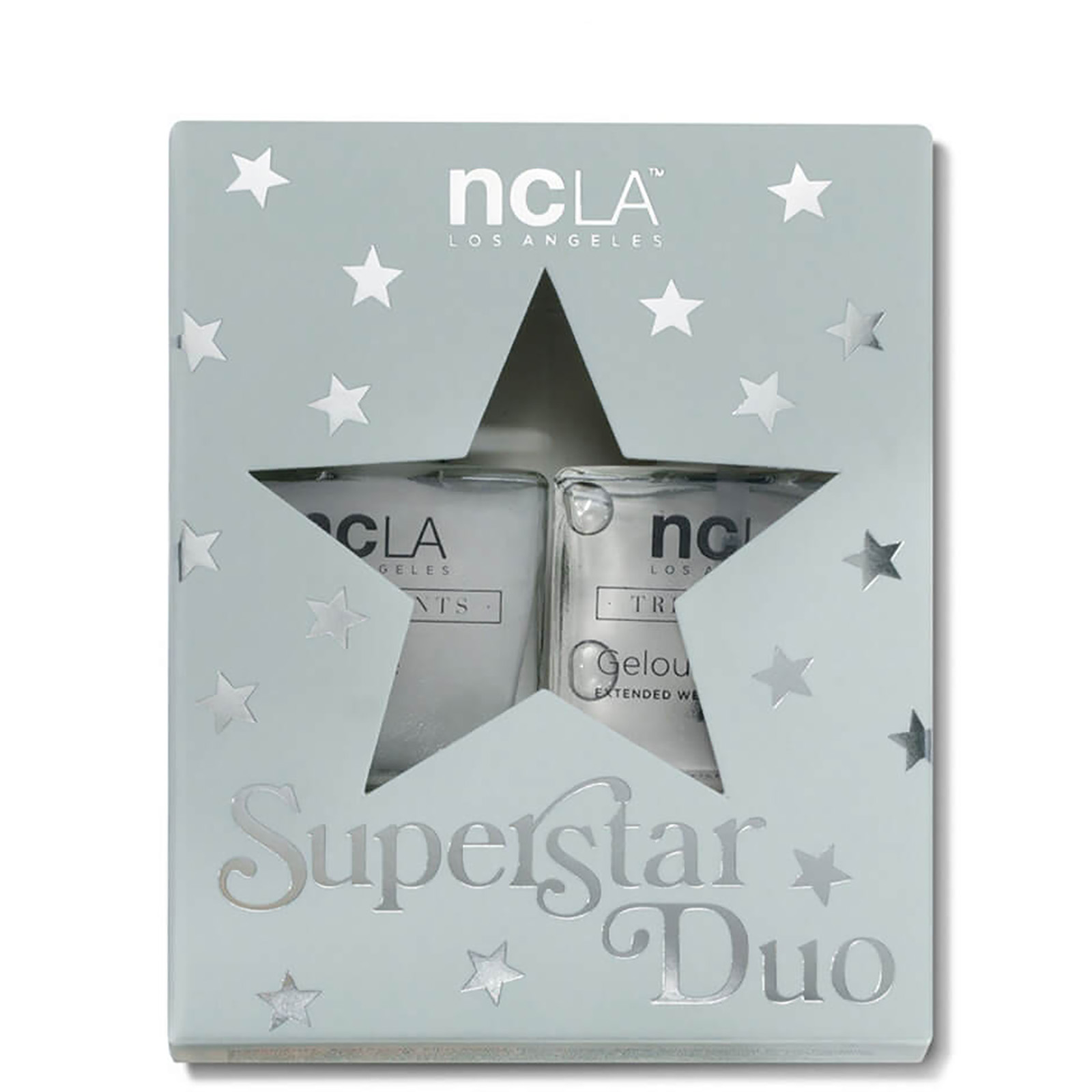 NCLA Beauty Superstar Top and Base Nail Polish Duo 2 x 13.3ml (Worth £ ...