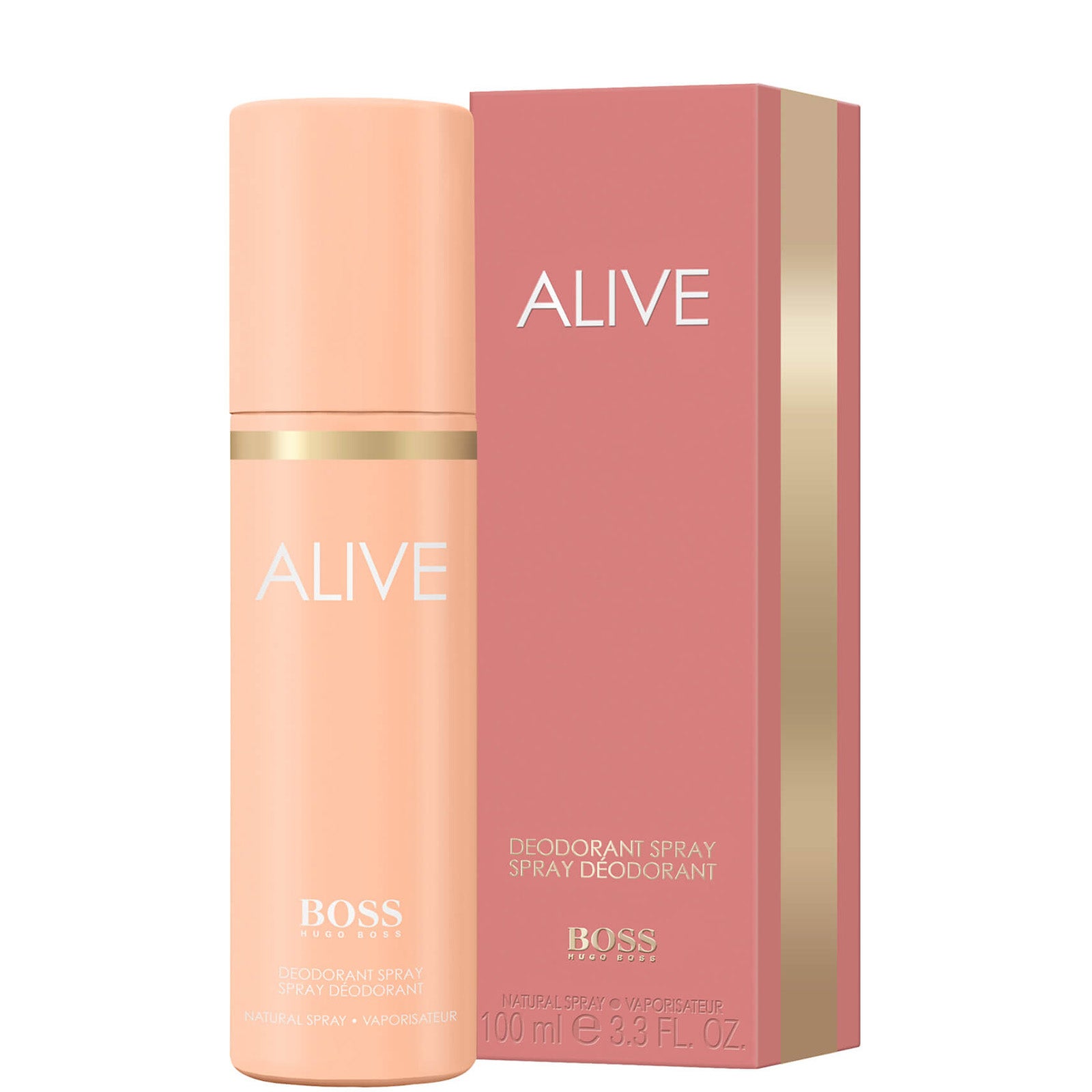 HUGO BOSS Women's Alive Déodorant Spray 100 ml | LOOKFANTASTIC