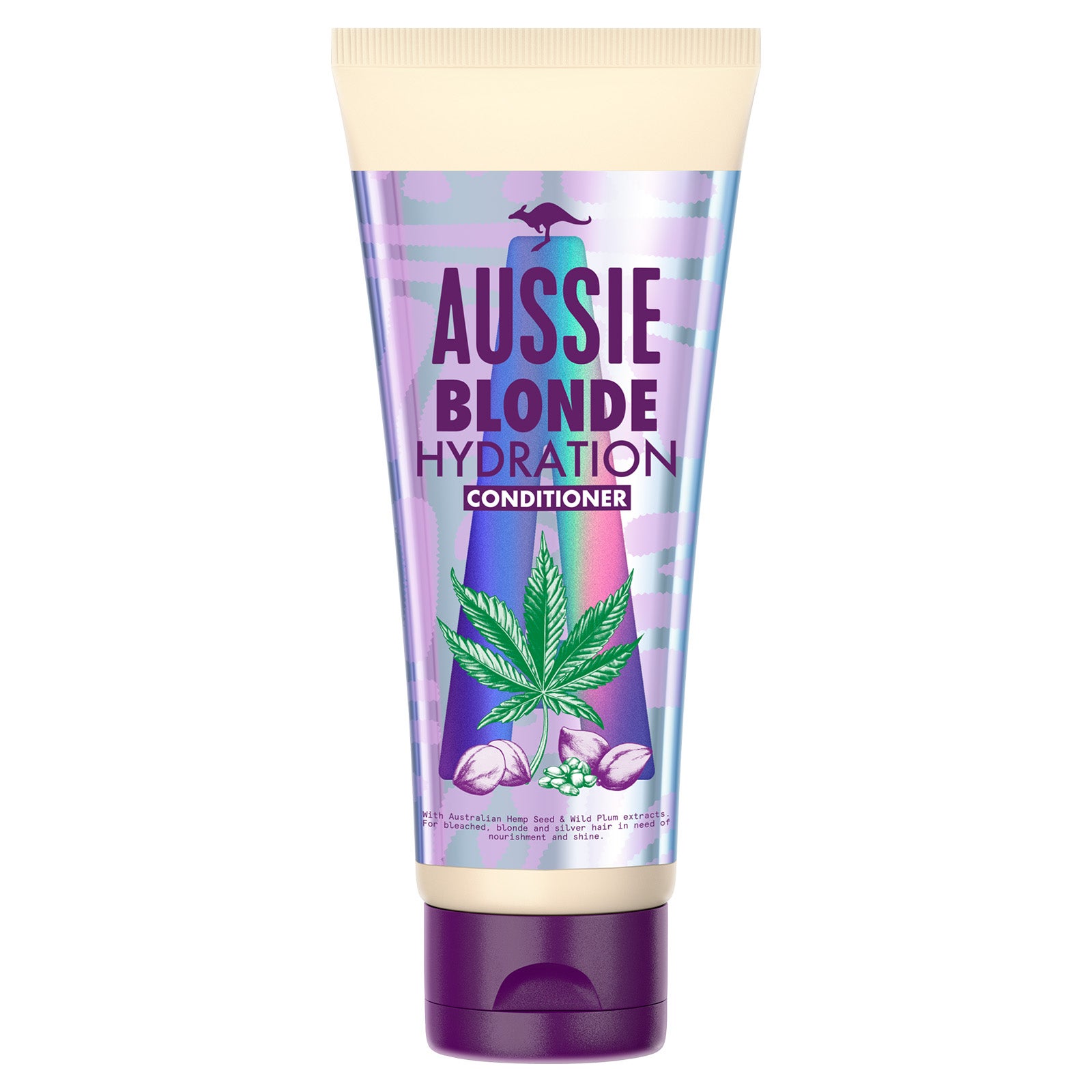 Aussie Blonde Hydration Purple Hair Conditioner 200ml | LOOKFANTASTIC
