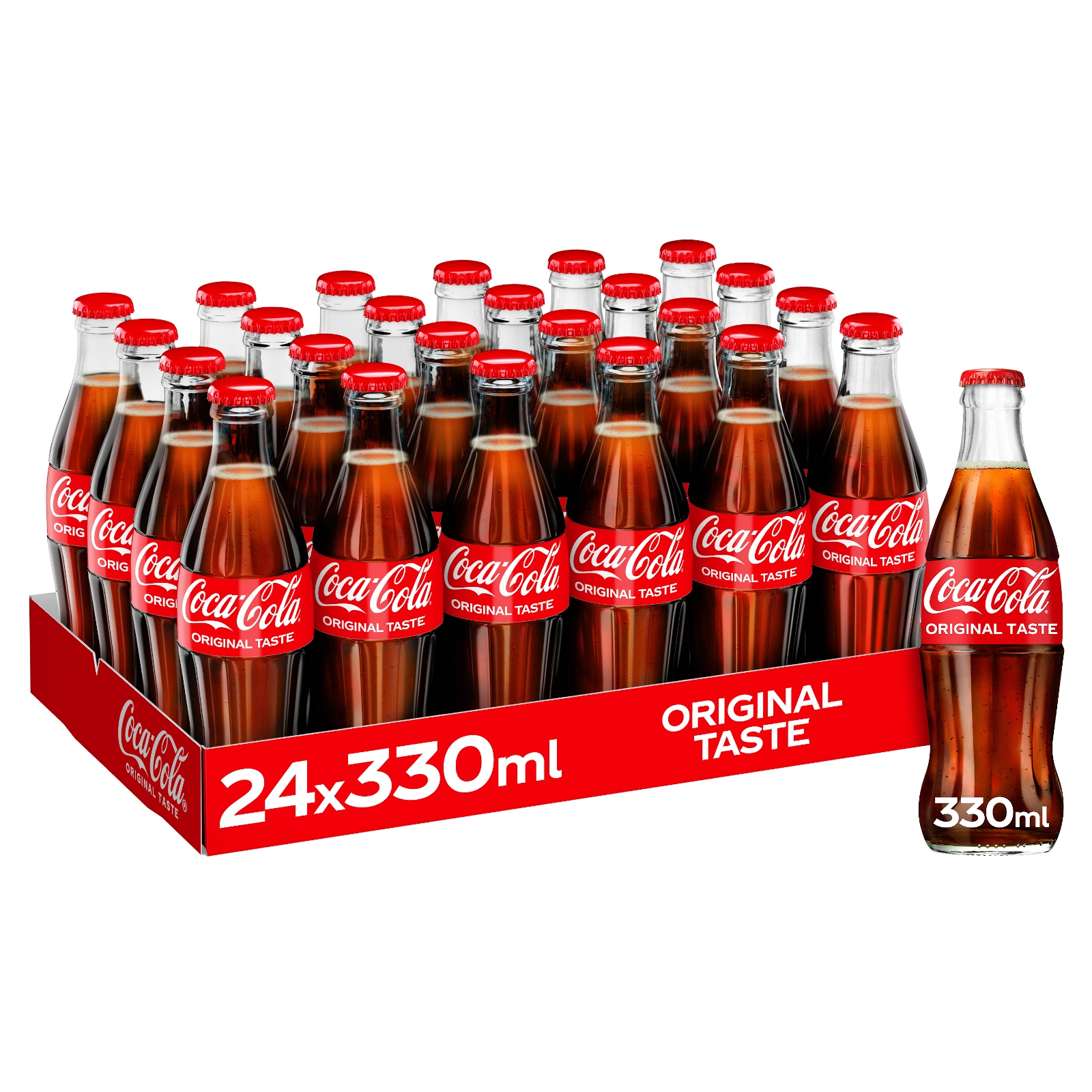 Coca-Cola Original Taste 24 x 330ml Glass Bottles | Your Coca-Cola UK
