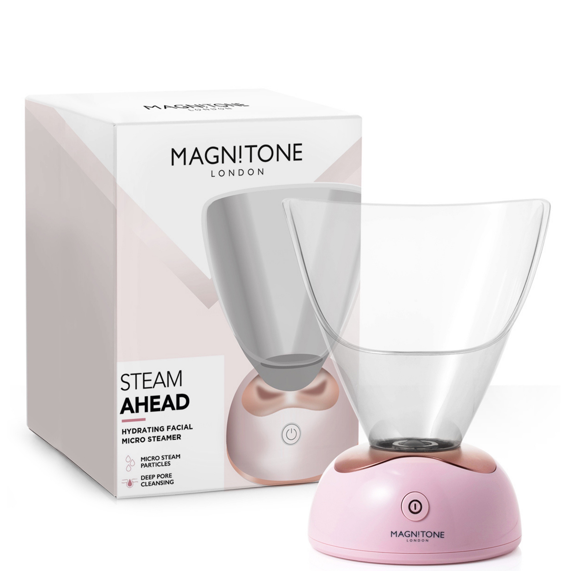 MAGNITONE London SteamAhead Hydrating Facial Micro Steamer - Pink ...