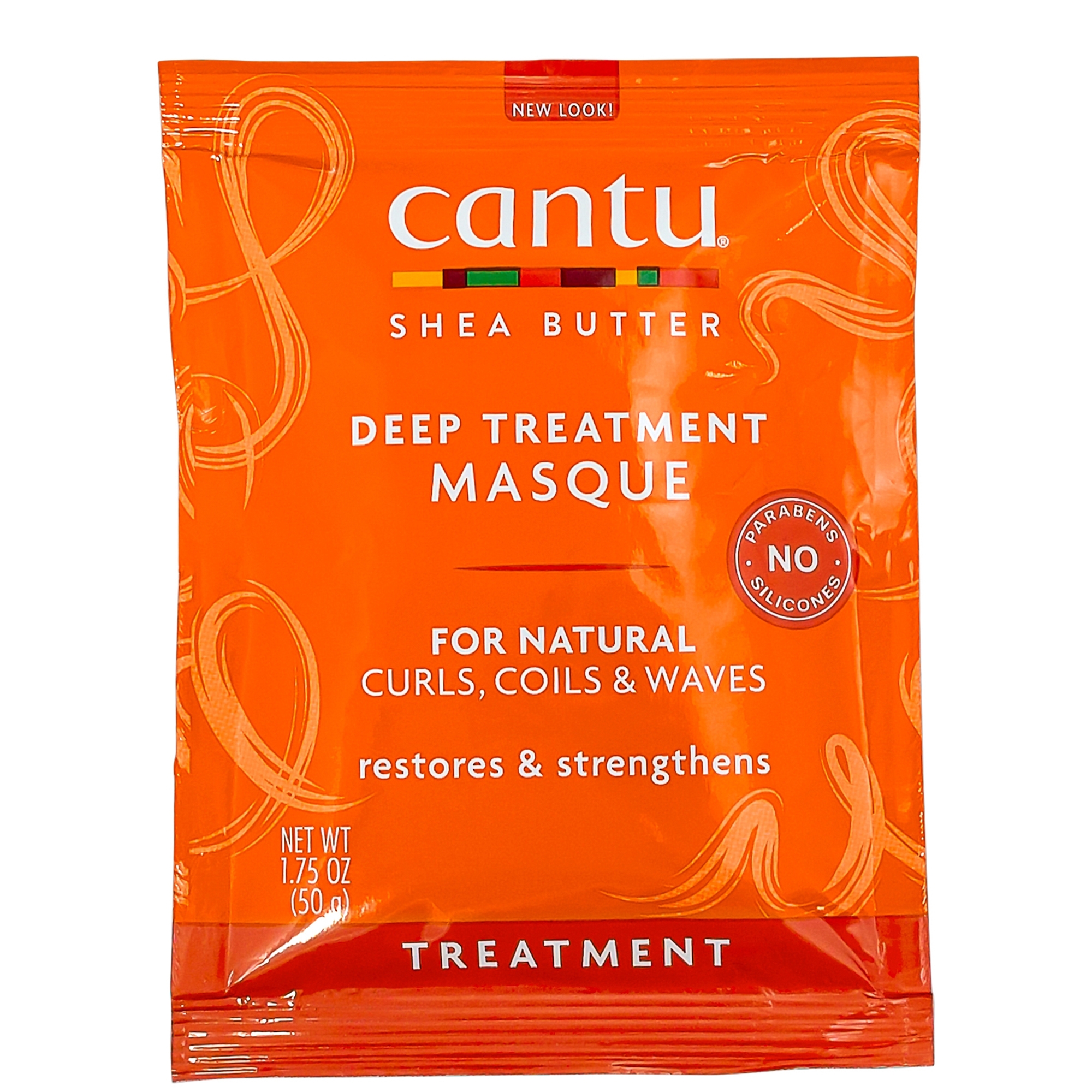 Cantu for Natural Hair Deep Treatment Hair Masque with Shea Butter Sachet 50g | LOOKFANTASTIC