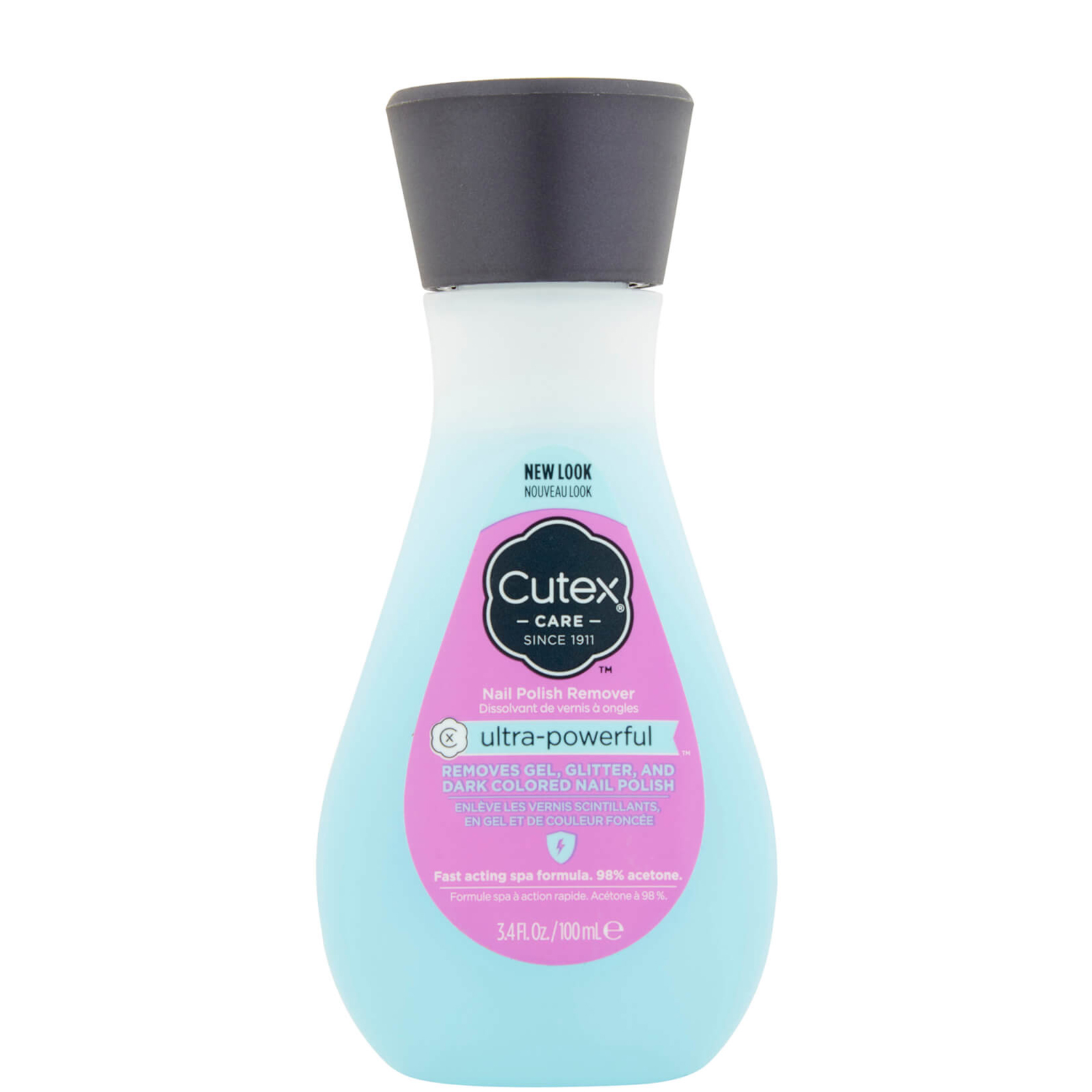 Cutex Ultra-Powerful Nail Polish Remover - 100ml | LOOKFANTASTIC
