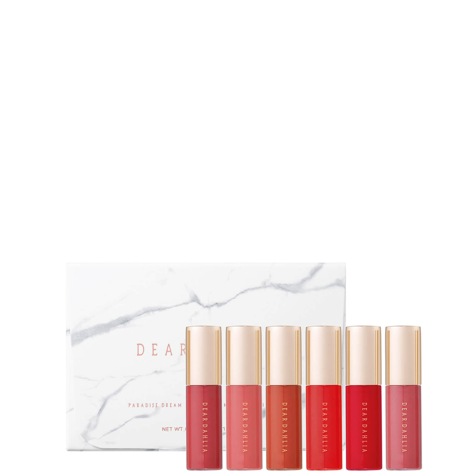 Dear Dahlia Paradise Dream Mini Velvet Lip Mousse 6 Set - Red ...