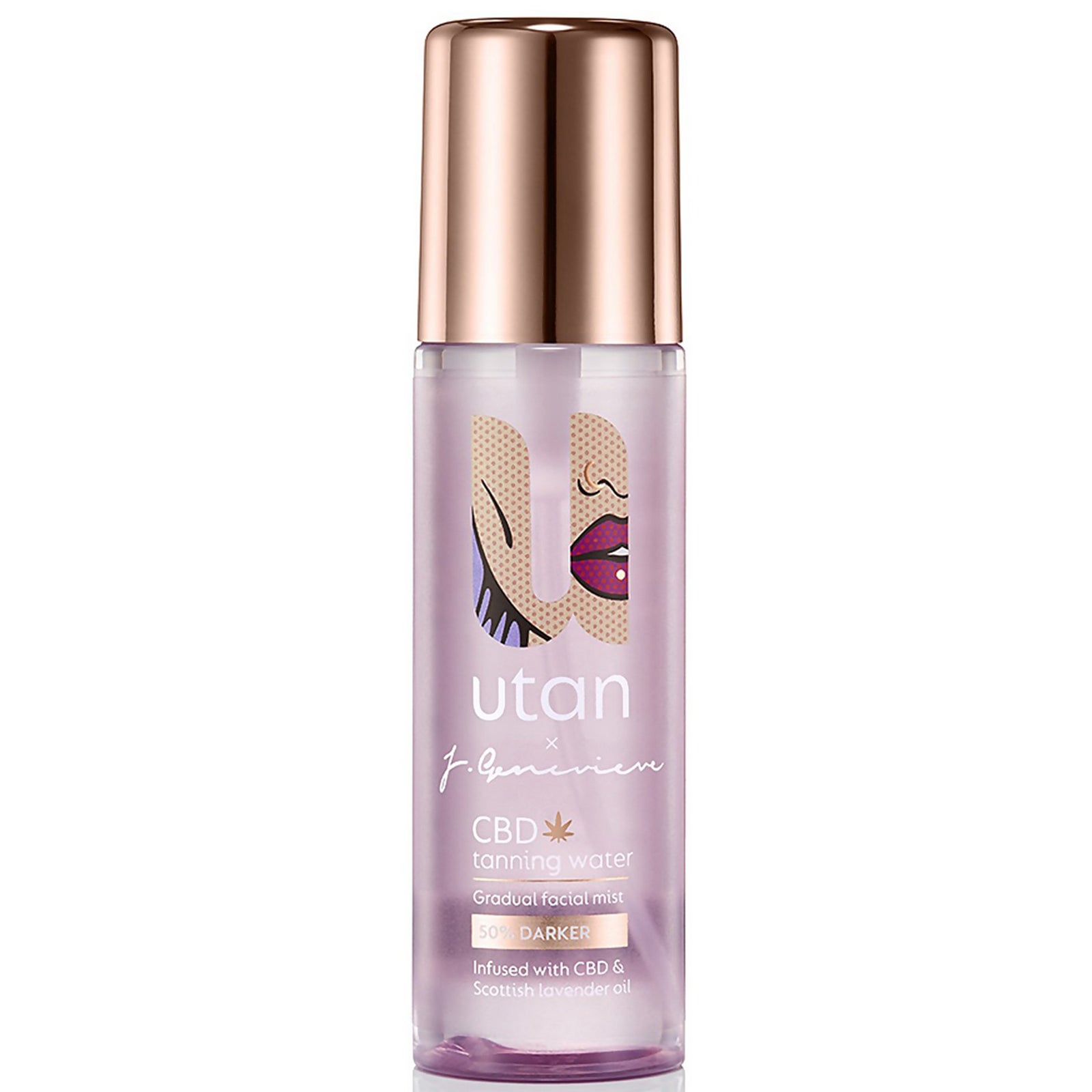 utan CBD 50% Darker Tanning Water 100ml | LOOKFANTASTIC