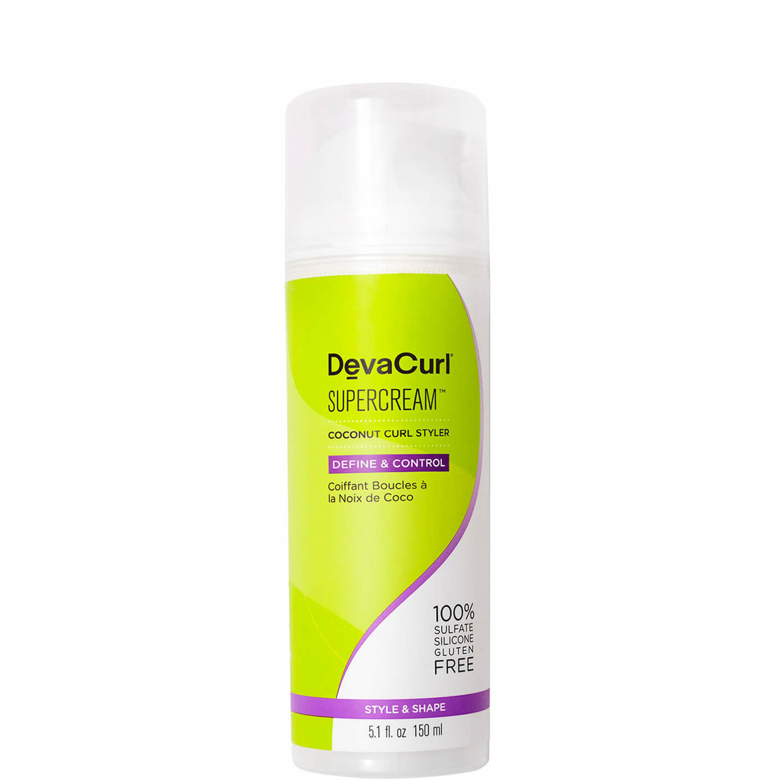 DevaCurl SuperCream - Coconut Curl Styler 150ml | LOOKFANTASTIC