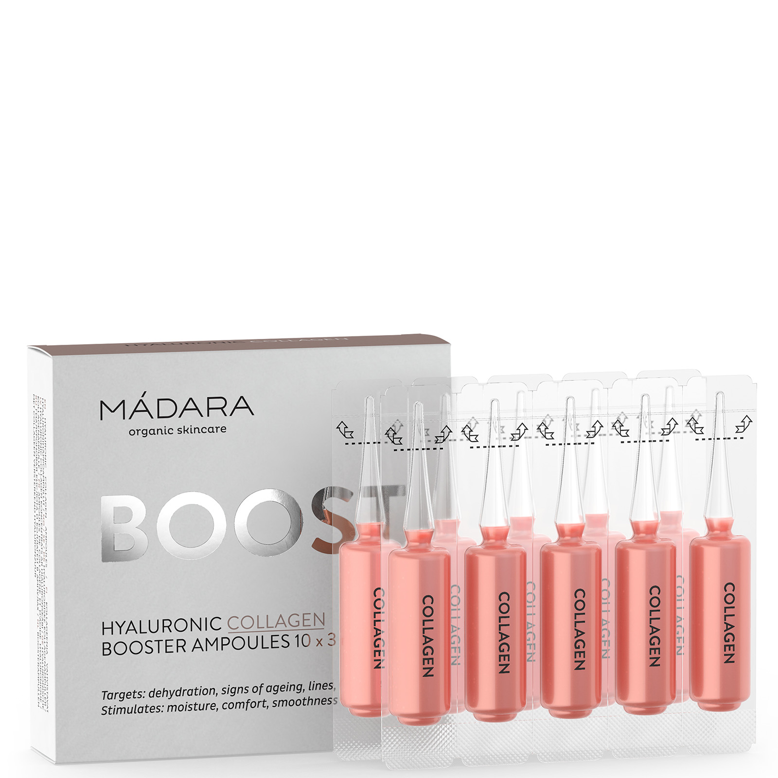 Fiale di collagene ialuronico MÁDARA 10 x 3ml | LOOKFANTASTIC