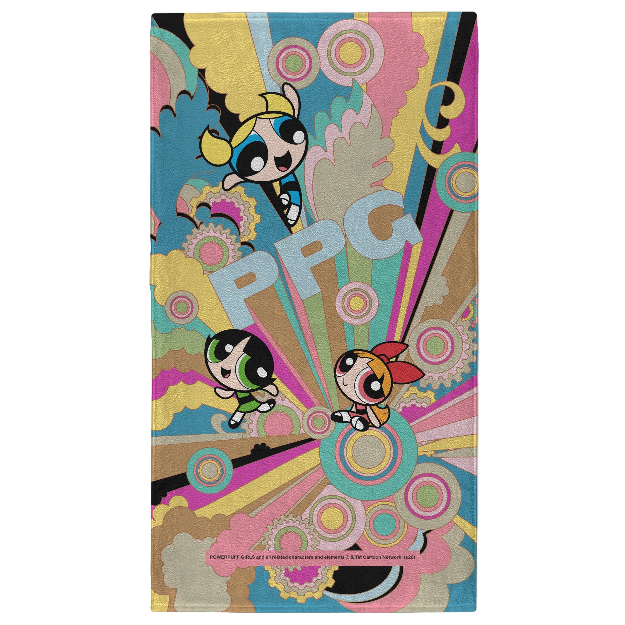 The Powerpuff Girls Colourful - Fitness Towel | Zavvi UK