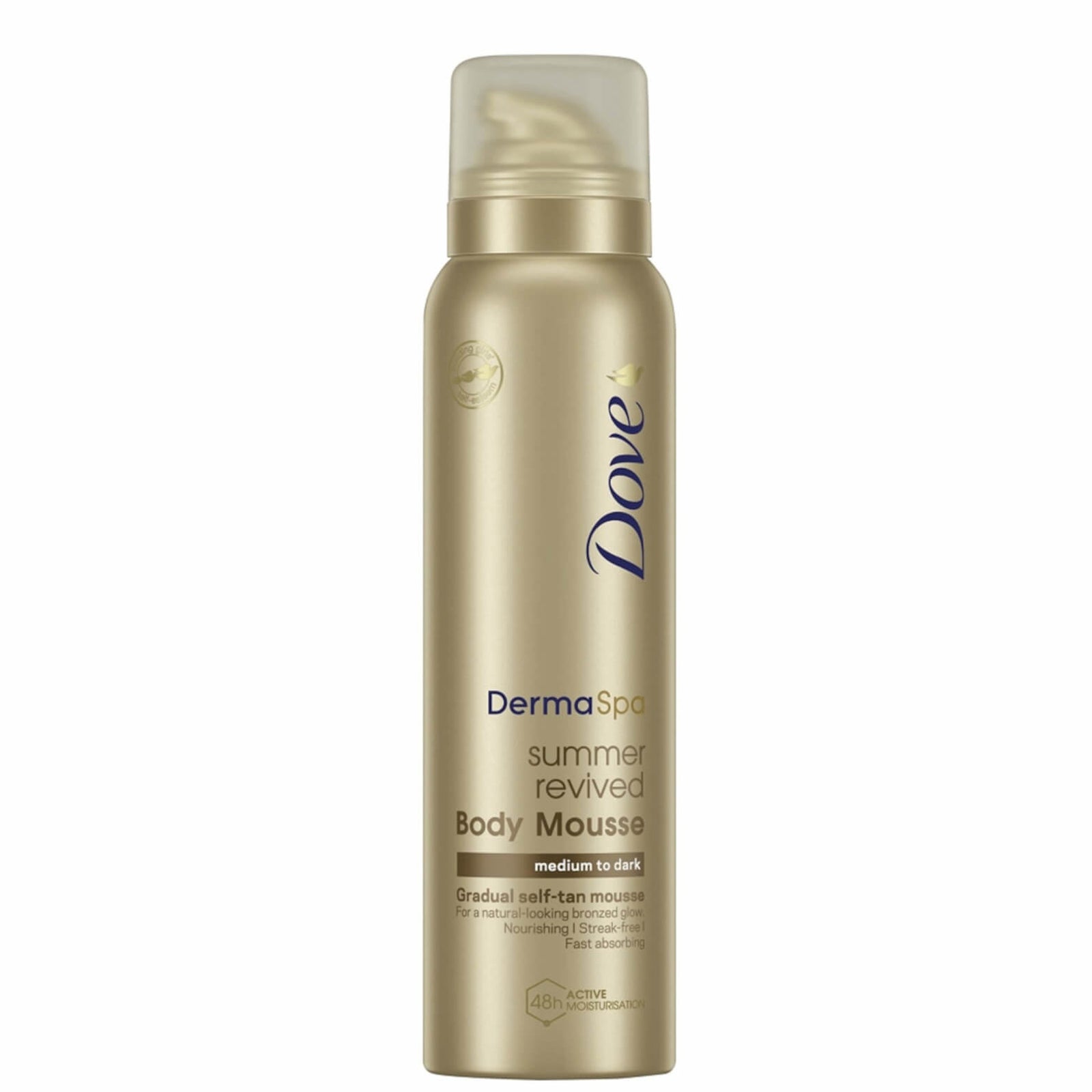 Dove Derma Spa Gradual Self Tan Mousse Medium to Dark 150ml | LOOKFANTASTIC