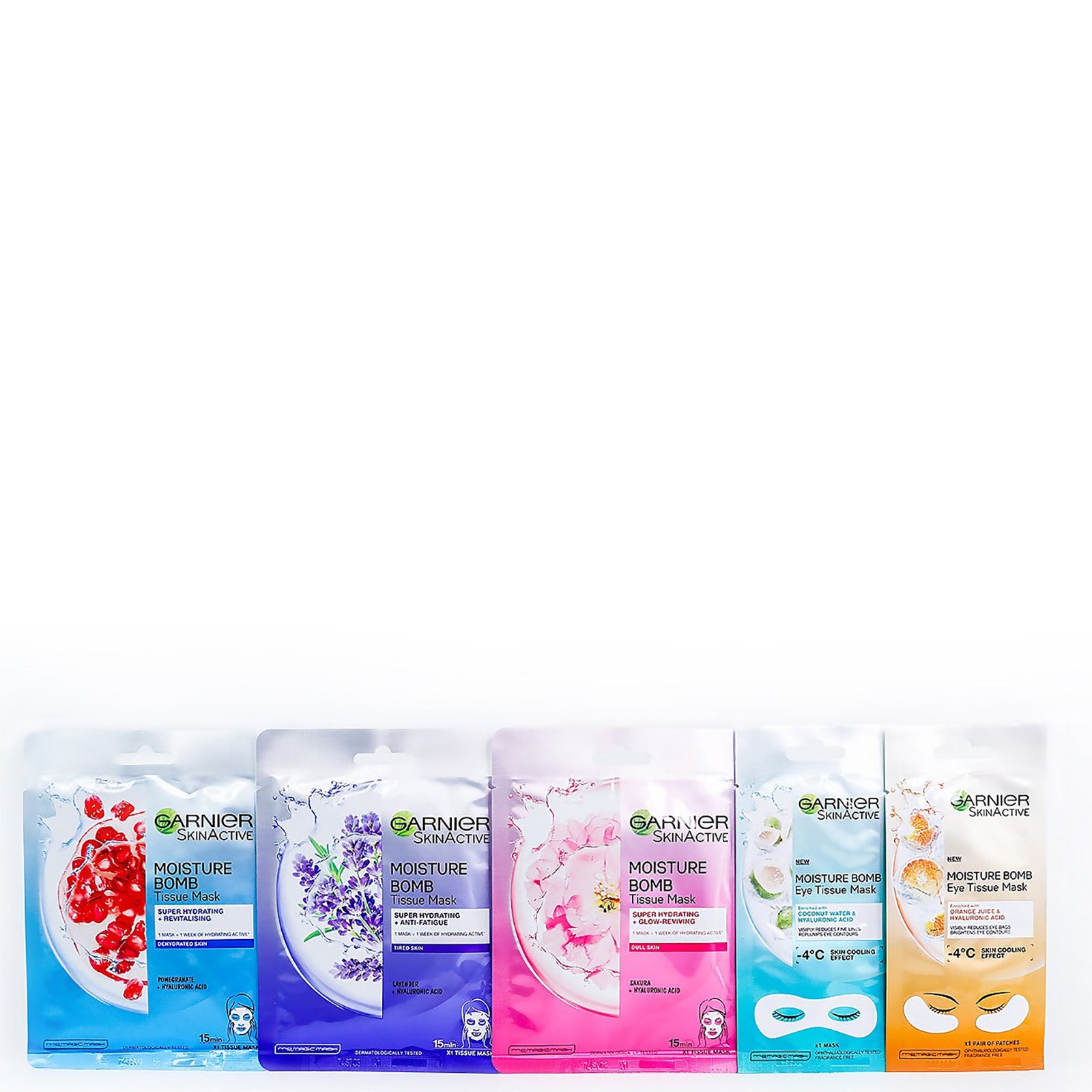 Garnier Discovery Sheet Mask Bundle | LOOKFANTASTIC