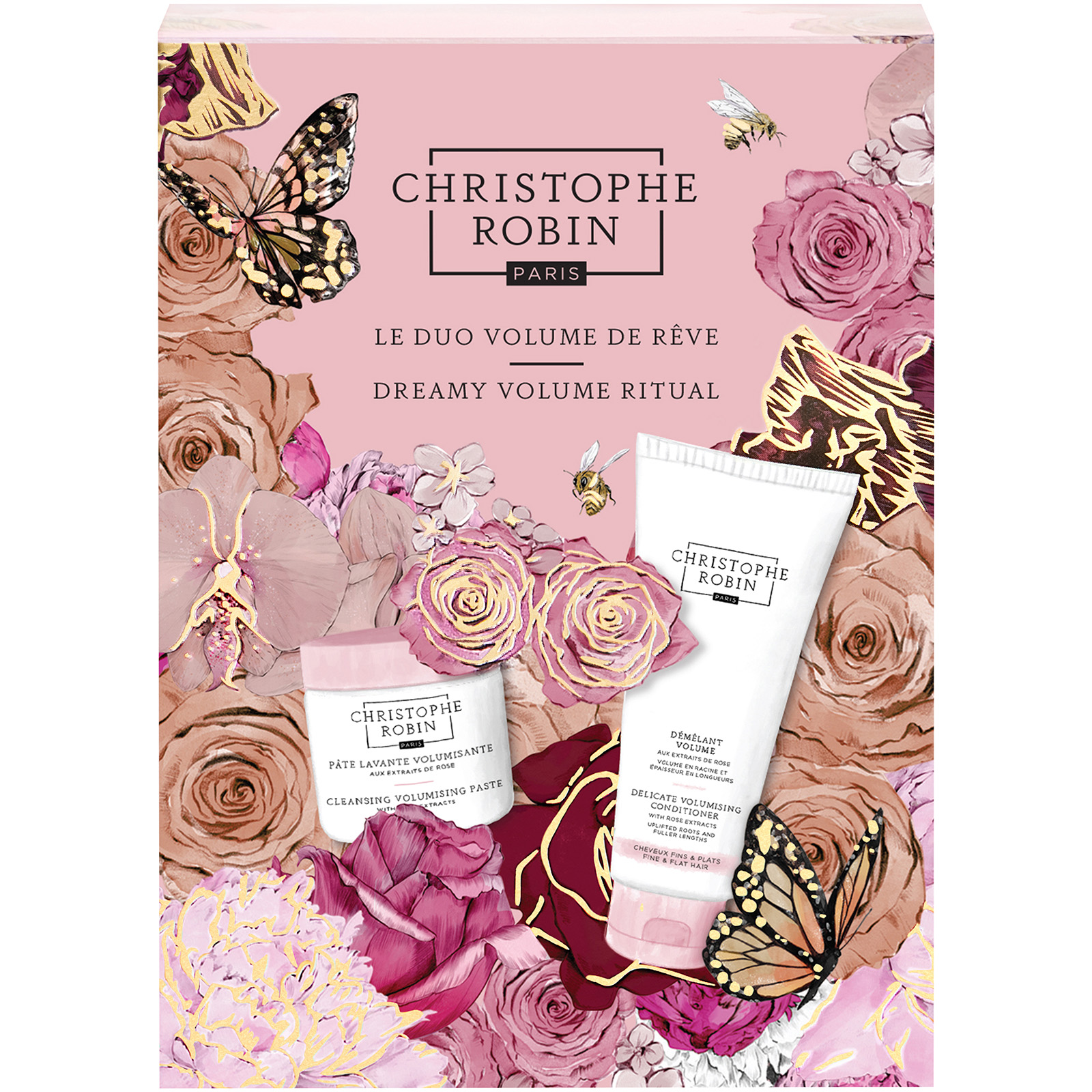 Christophe Robin Mini Volume Duo Gift Set (Worth £17.00) | LOOKFANTASTIC