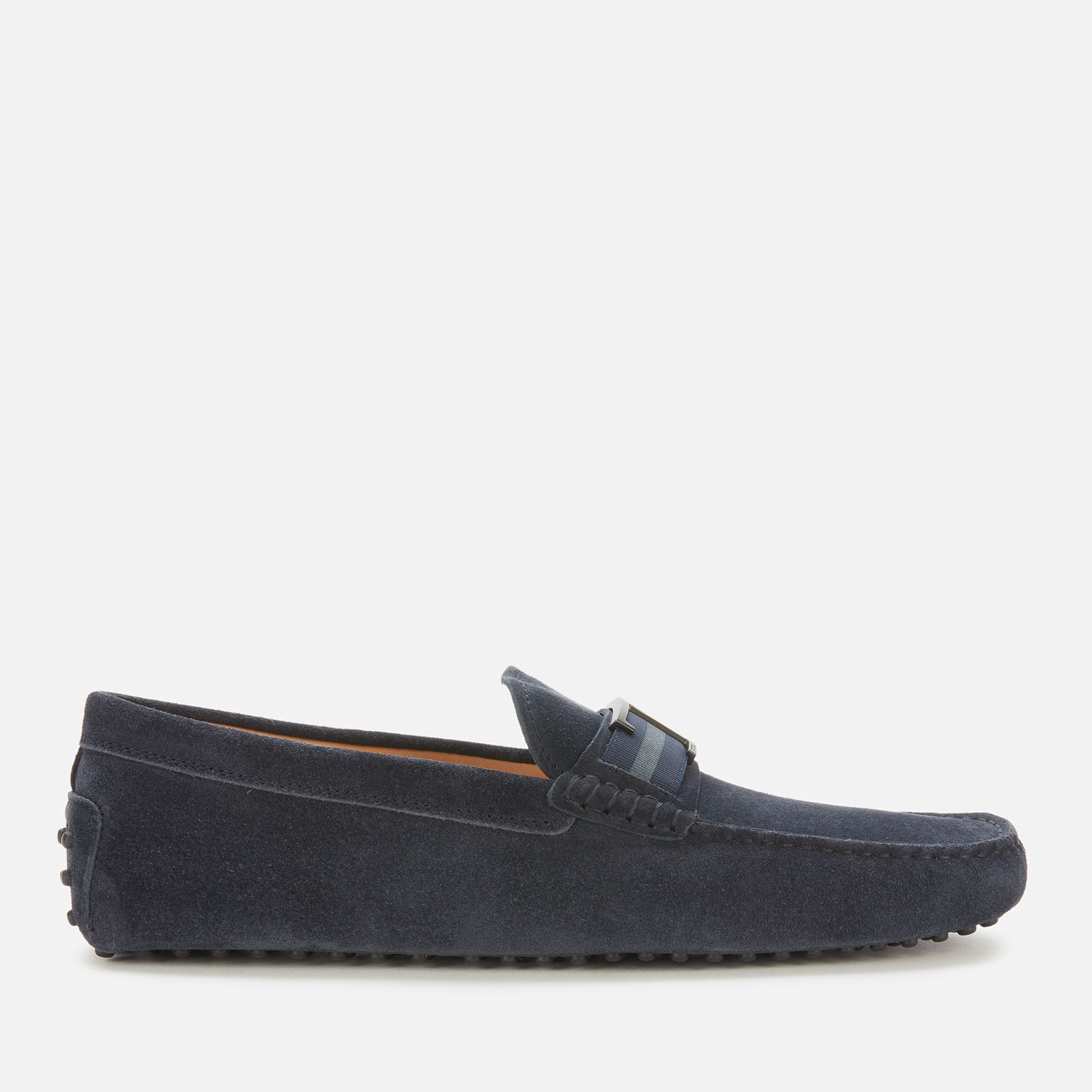 Tod's Men's Gommino 122 Suede Driving Shoes - Navy | Coggles
