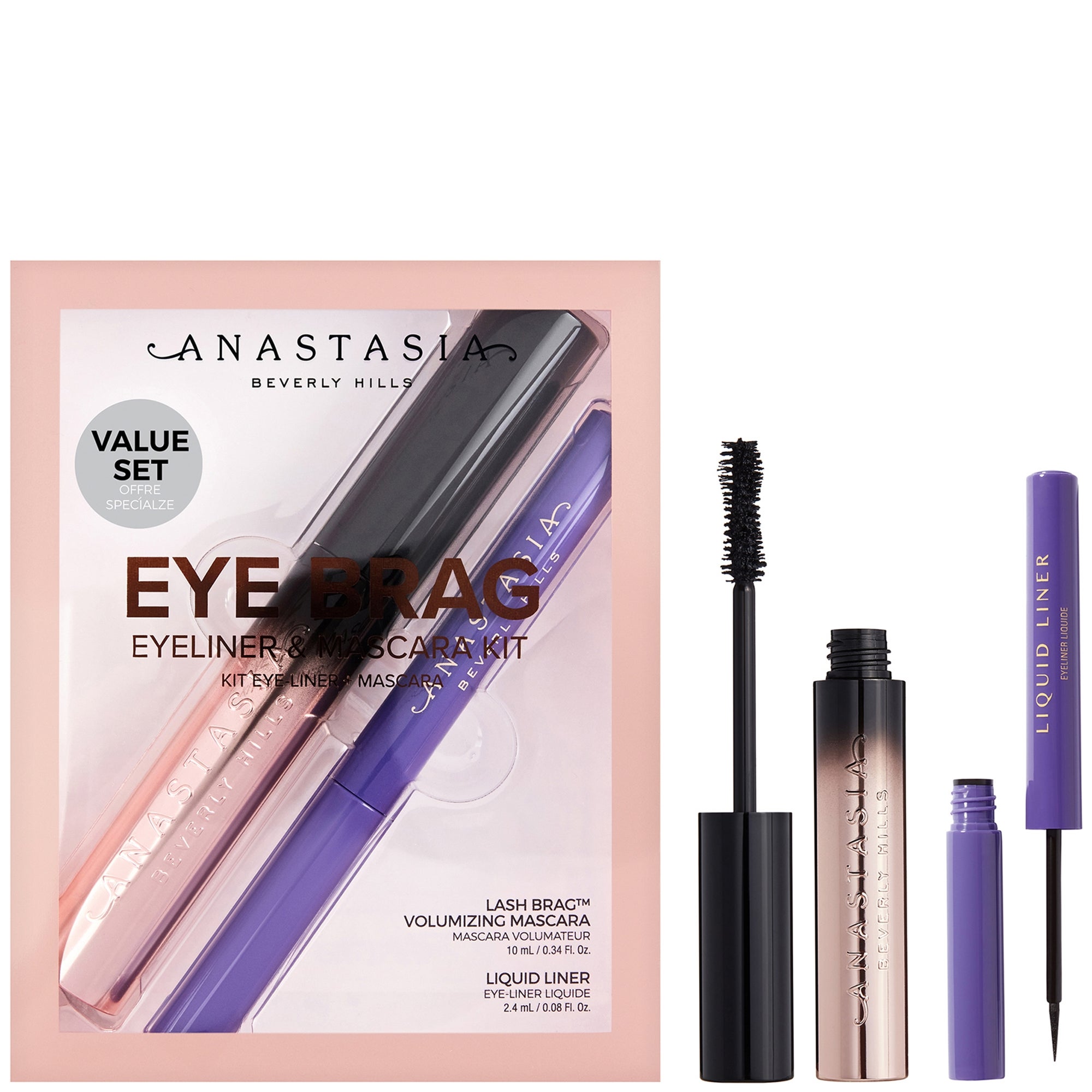 Anastasia Beverly Hills Eye Brag Eyeliner and Mascara Kit (Worth £47.00 ...