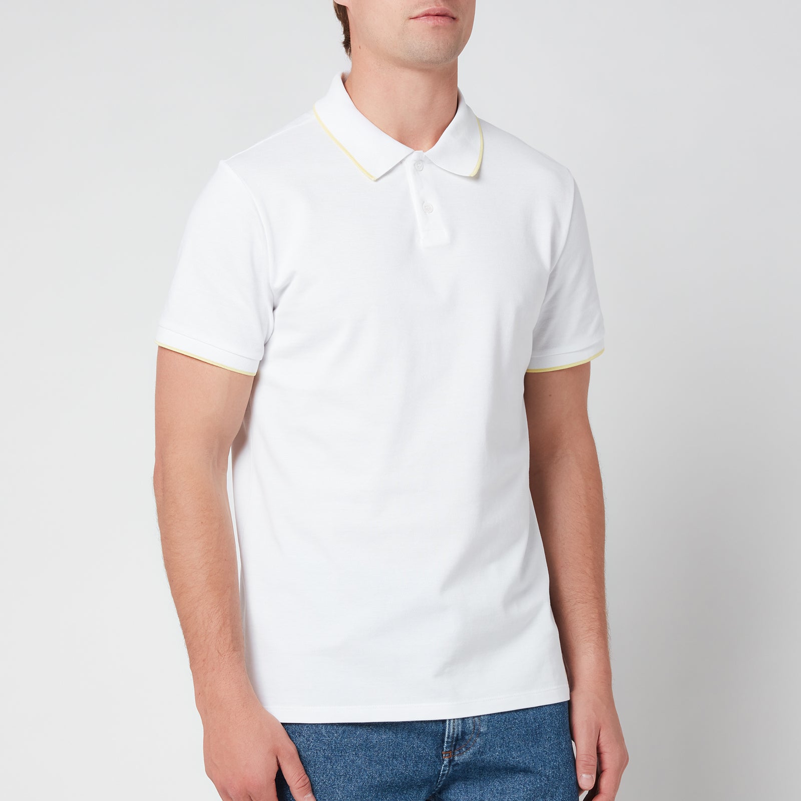 A.P.C. Men's Max Polo Shirt - White | Coggles