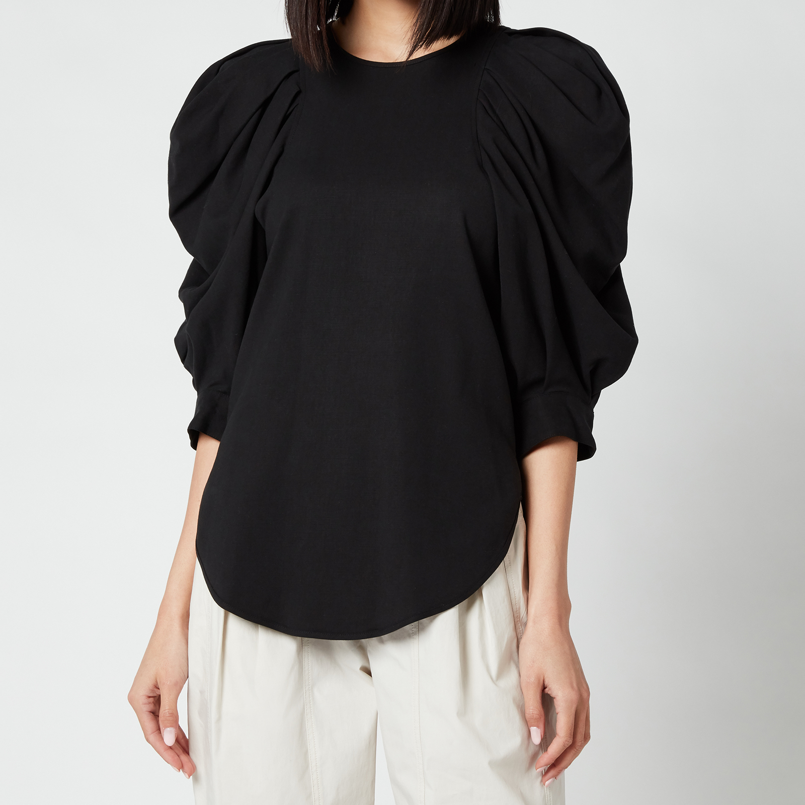 Marant Etoile Women's Surya Top - Black - FR 38/UK 10 | Coggles