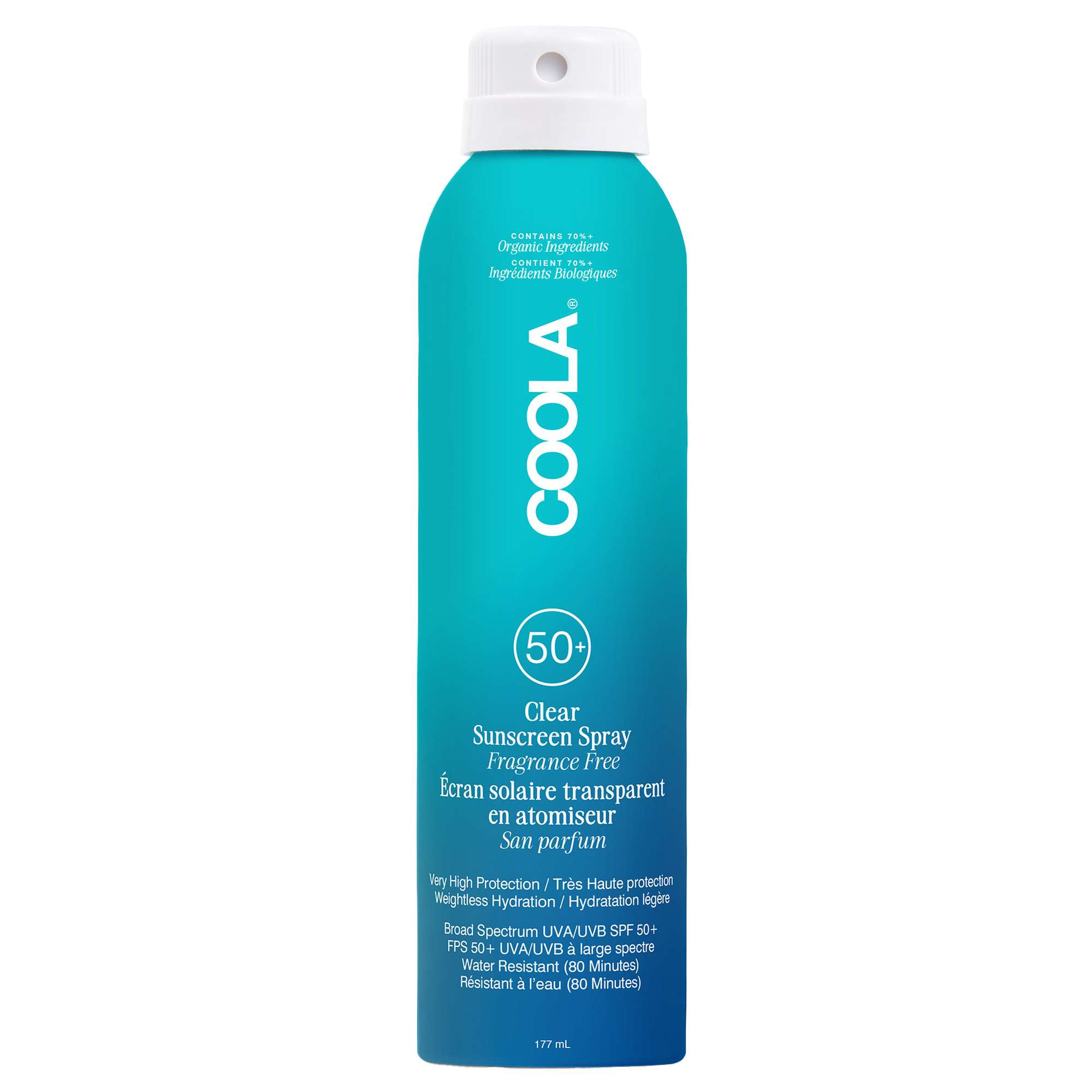 Coola Classic Body Sunscreen Spray SPF50 Fragrance-Free 177ml | allbeauty