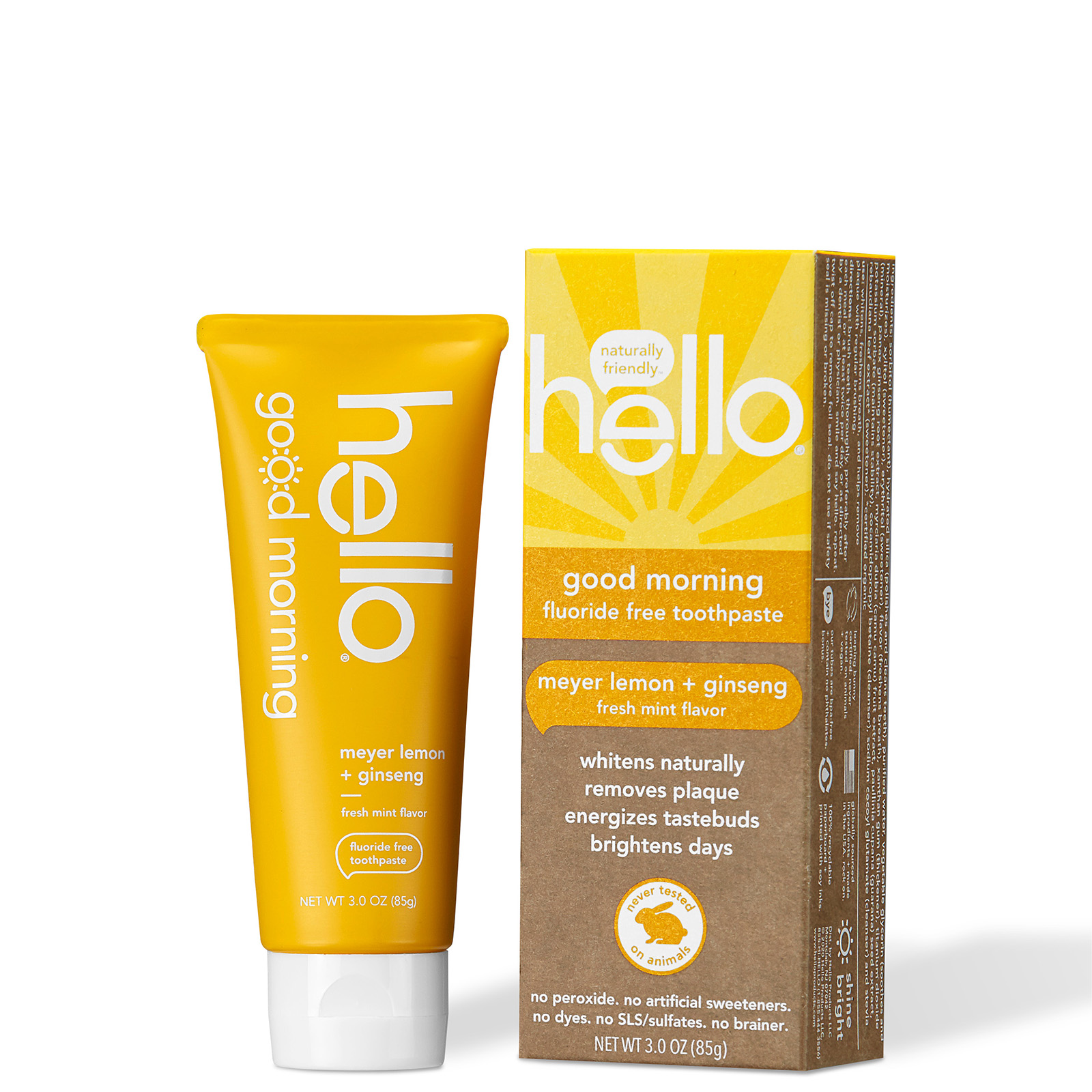 hello Good Morning Toothpaste 4 oz | LOOKFANTASTIC