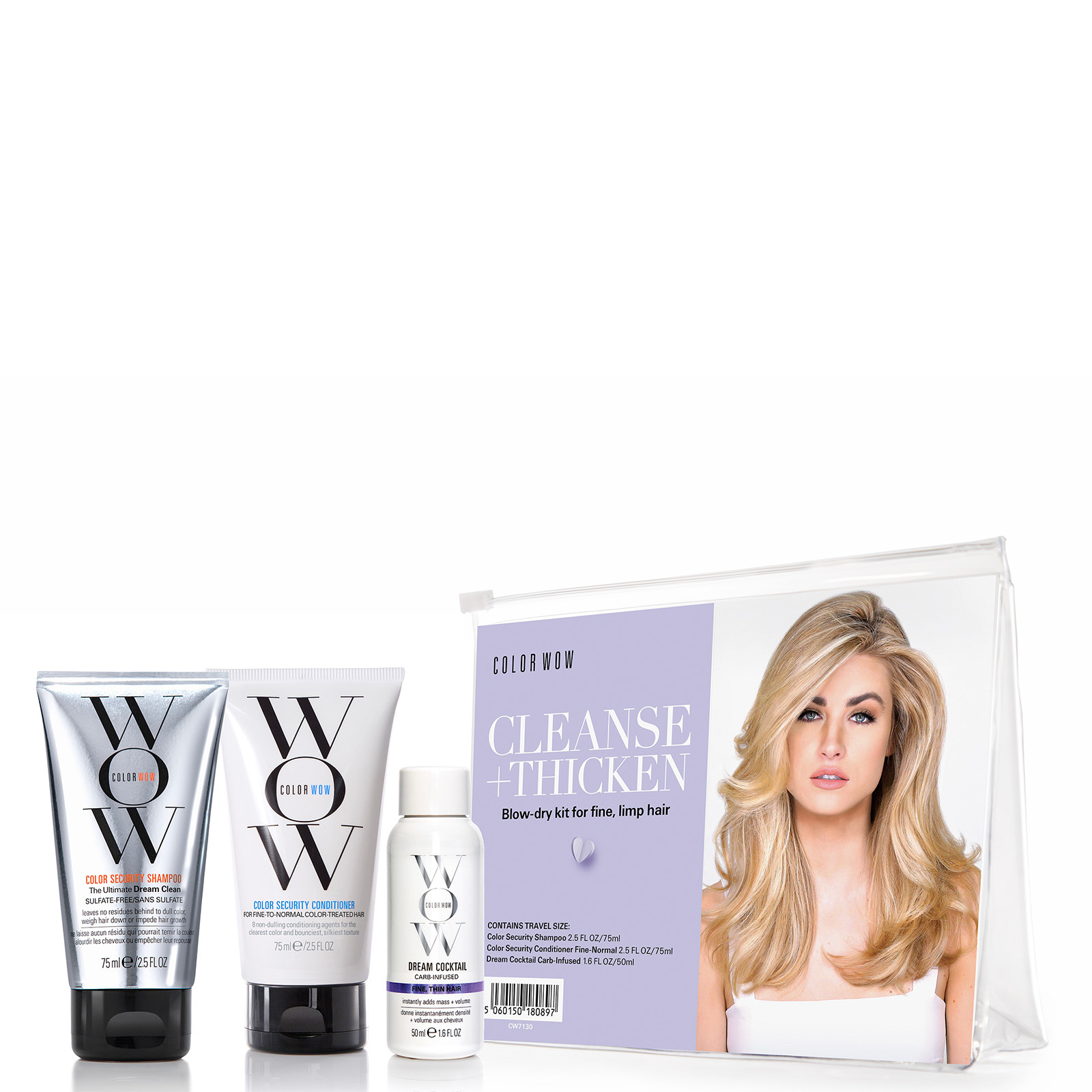 Color Wow Cleanse and Thicken Blow-Dry Kit | LOOKFANTASTIC