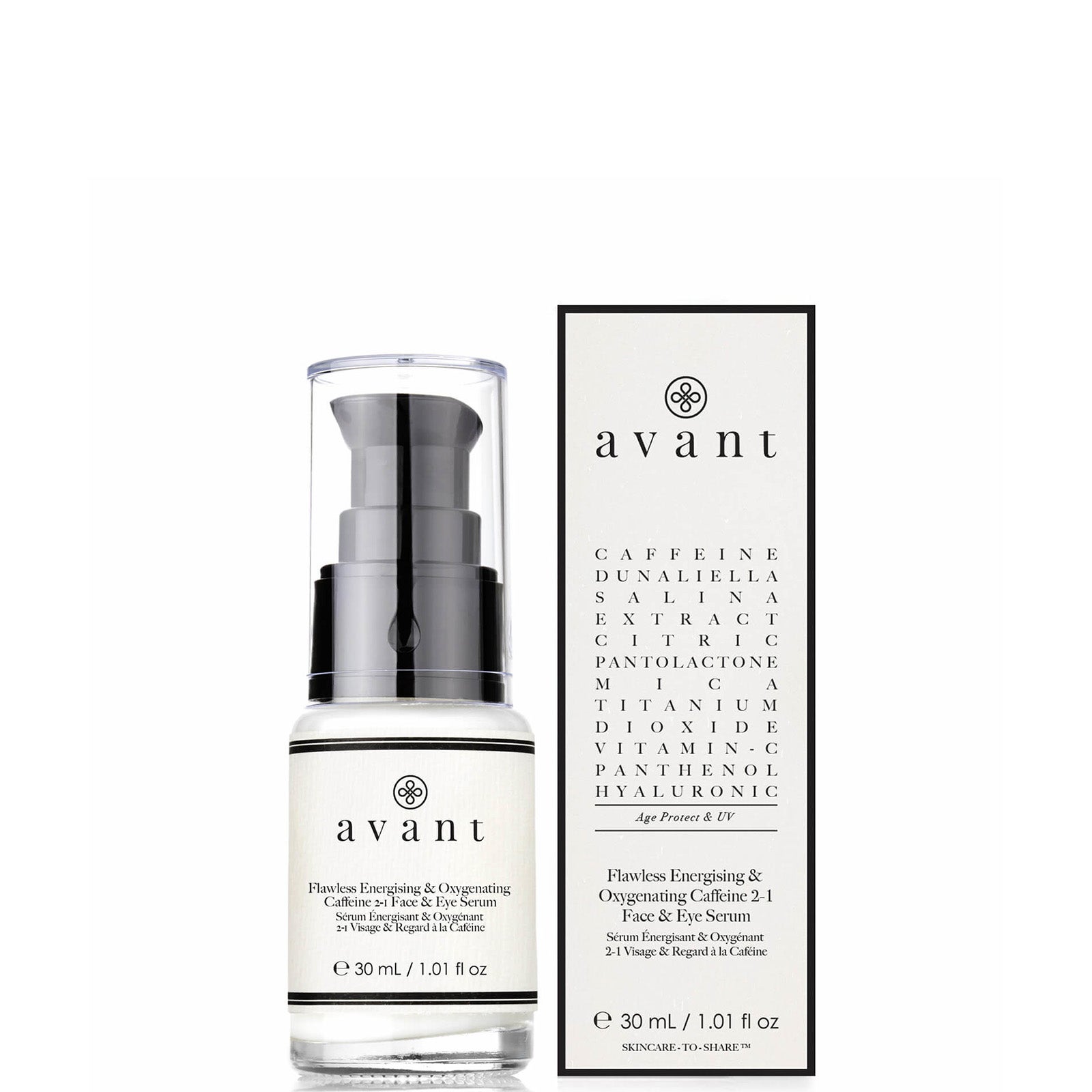 Avant Skincare Flawless Energising and Oxygenating Caffeine 2-1 Face ...