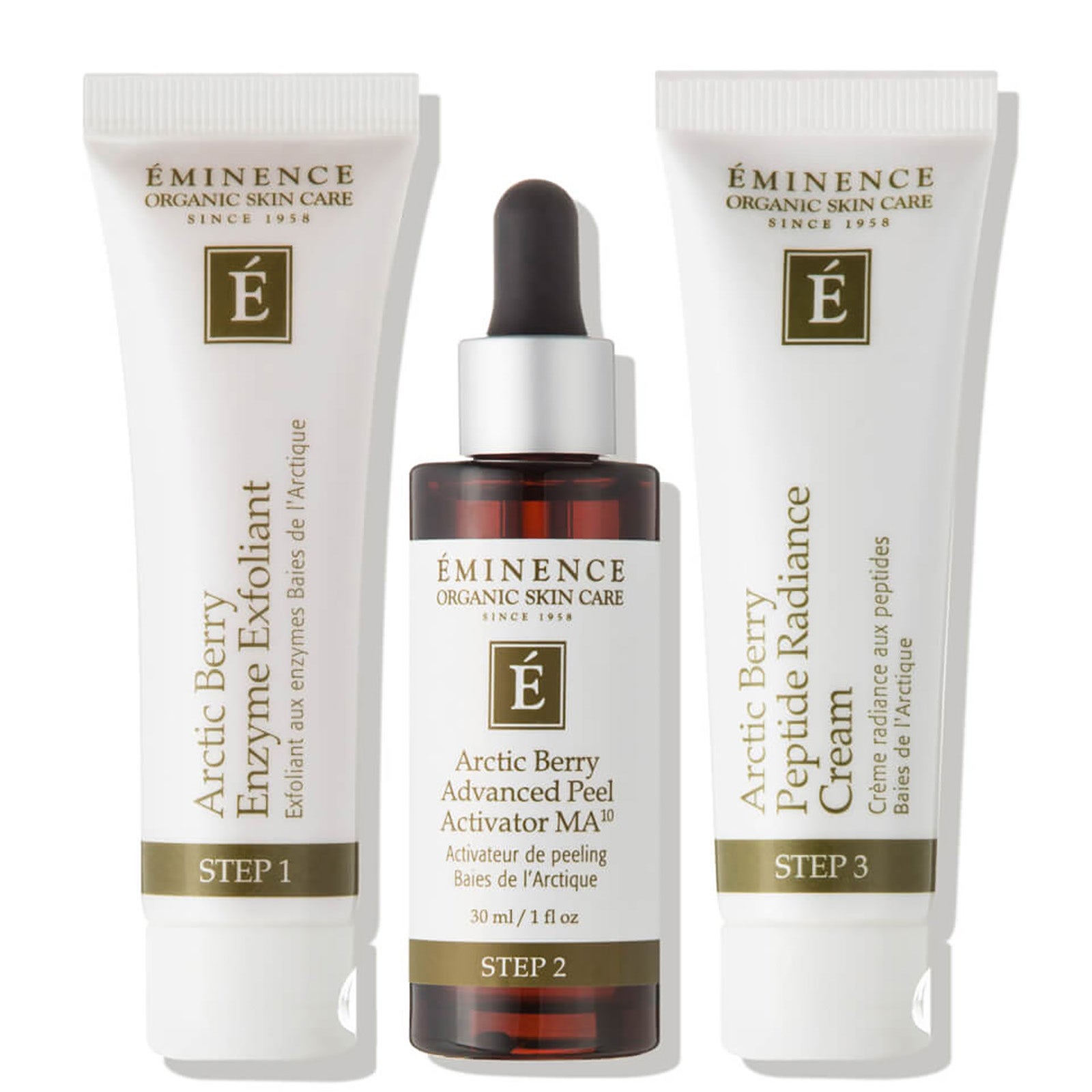 Eminence Organic Skin Care Arctic Berry Peel and Peptide Illuminating ...