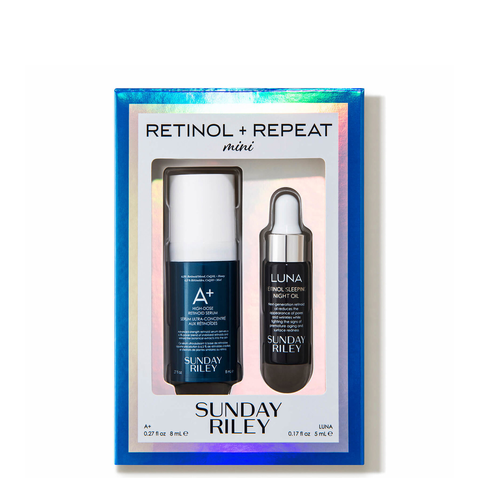 Sunday Riley Mini Retinol Repeat Travel Kit (2 piece - $41 Value) | Dermstore