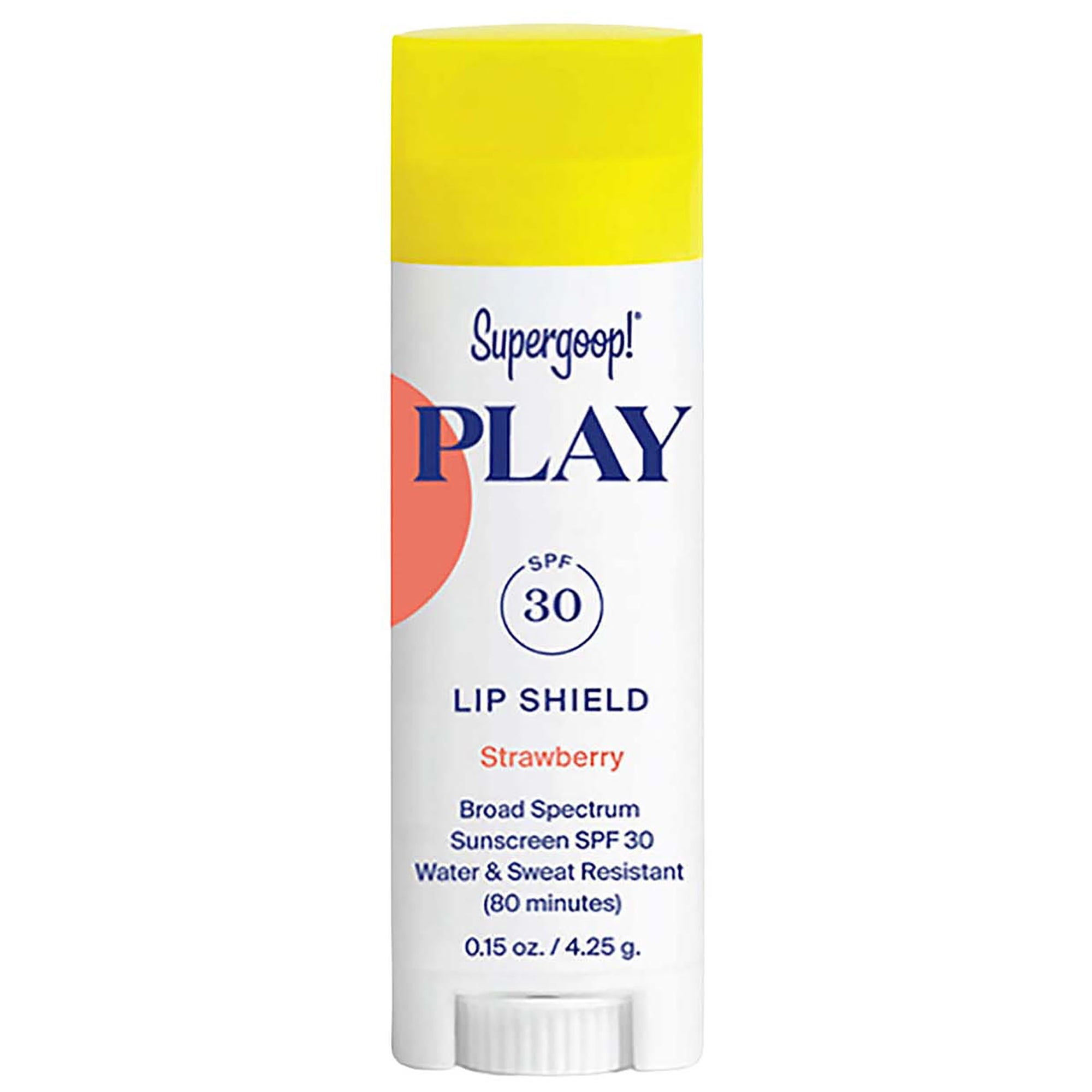 Supergoop!® PLAY Lip Shield SPF 30 Strawberry 0.15 oz. | Dermstore