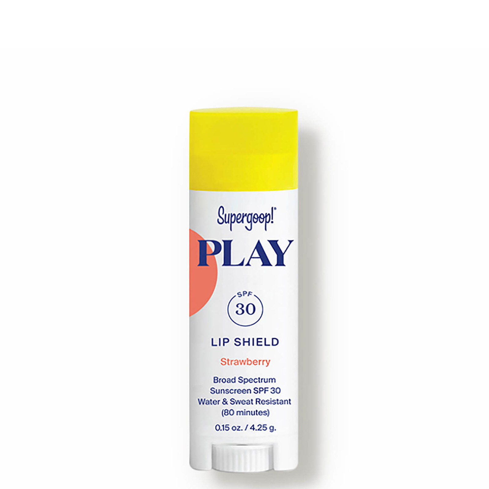 Supergoop!® PLAY Lip Shield SPF 30 Strawberry 0.15 oz. | Dermstore