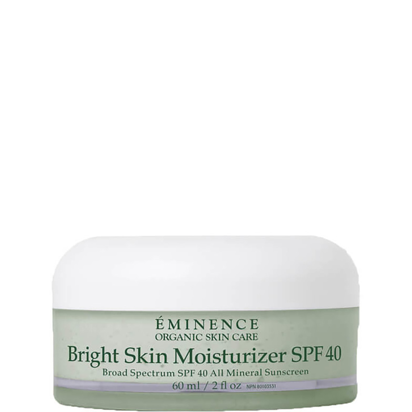 Eminence Organic Skin Care Bright Skin Moisturizer SPF 40 2 fl. oz ...