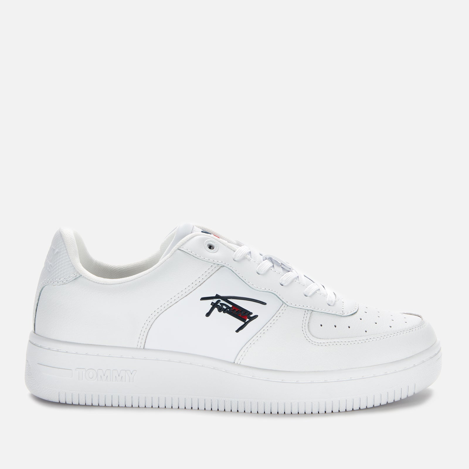Tommy Jeans Men's Basket Cupsole Trainers - White | Allsole