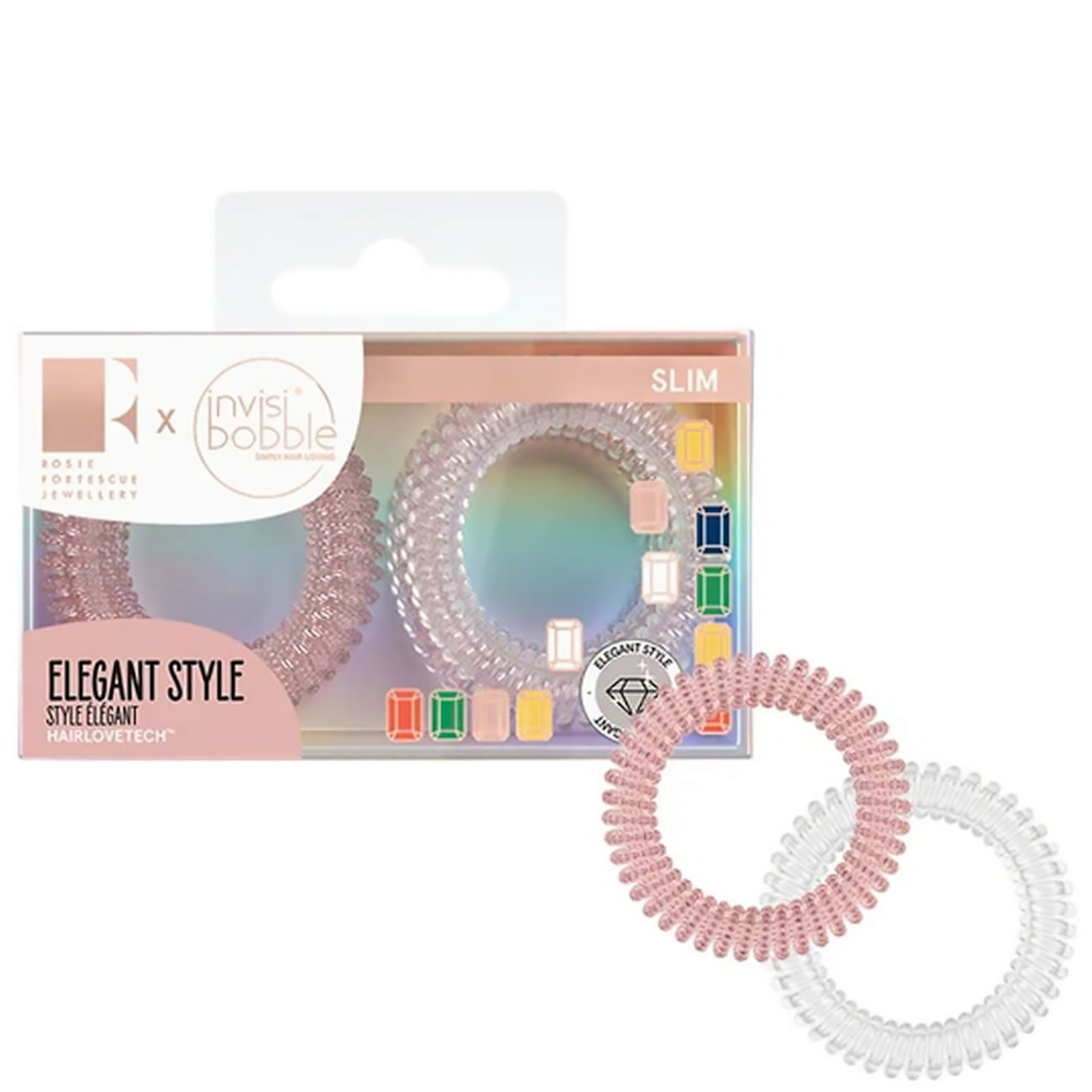 invisibobble SLIM - Pink Glasses | LOOKFANTASTIC