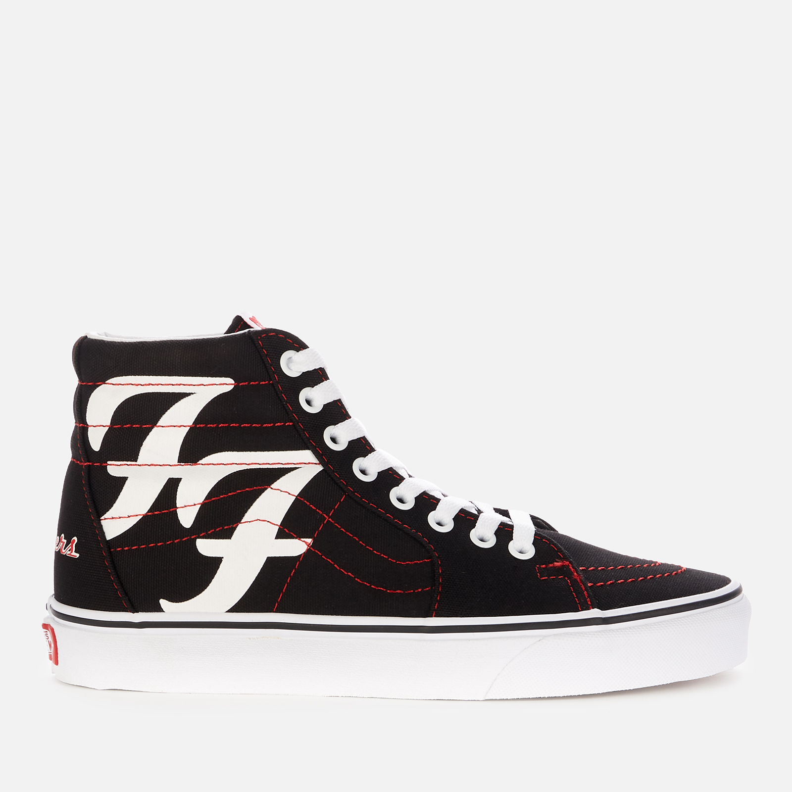 Vans X Foo Fighters Sk8 Hi-Top Trainers - Gull Grey/Black - UK 3 | Allsole