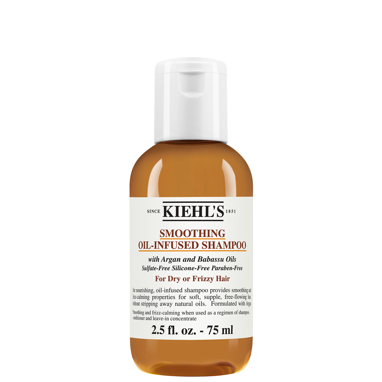 Kiehl's Smoothing Oil-Infused Shampoo - 75ml | LOOKFANTASTIC