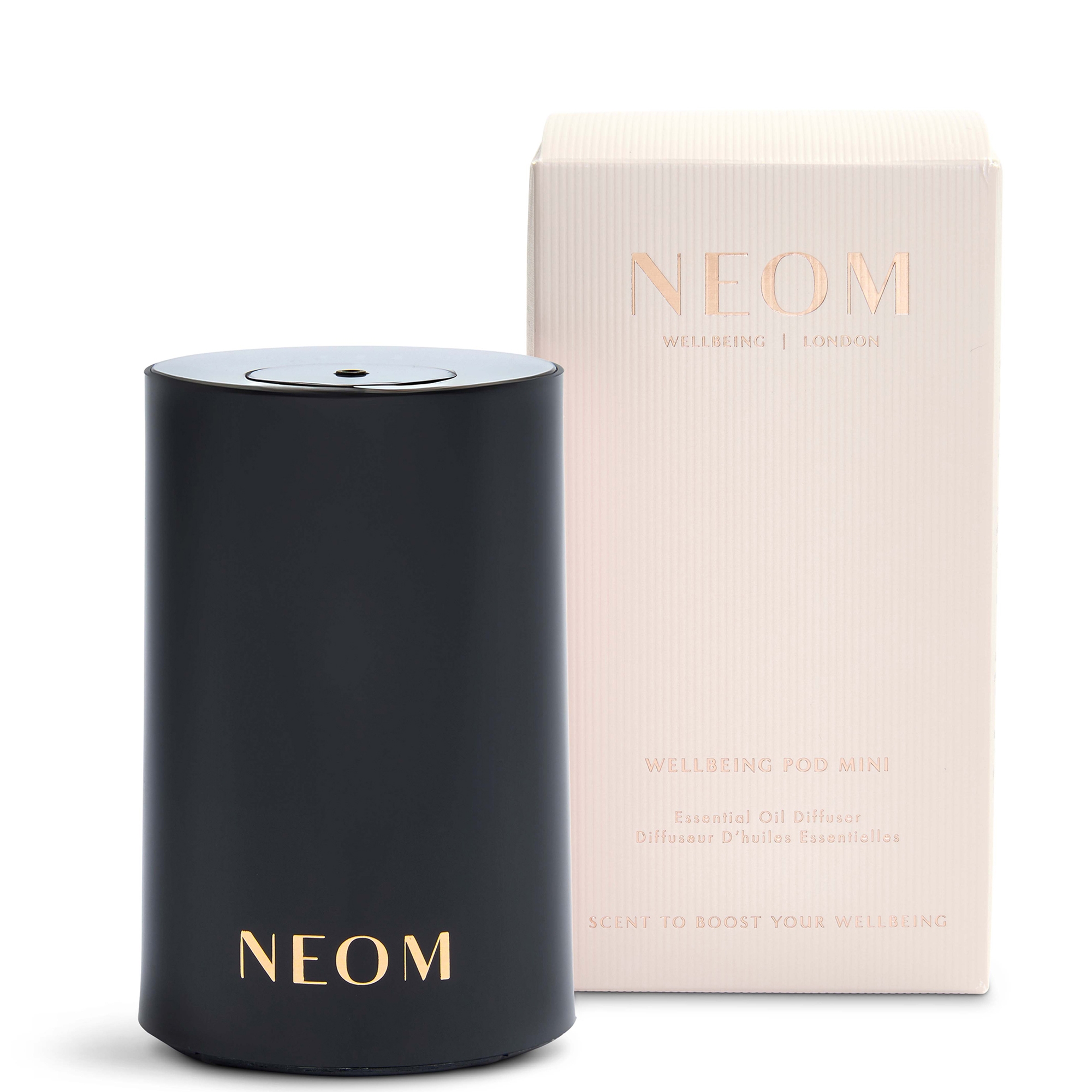 NEOM Wellbeing Pod Mini Essential Oil Diffuser - Black | Dermstore