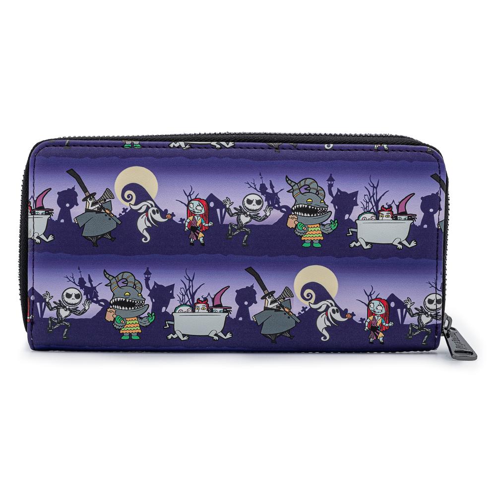 Loungefly Disney Nbc Halloween Line Zip Around Wallet
