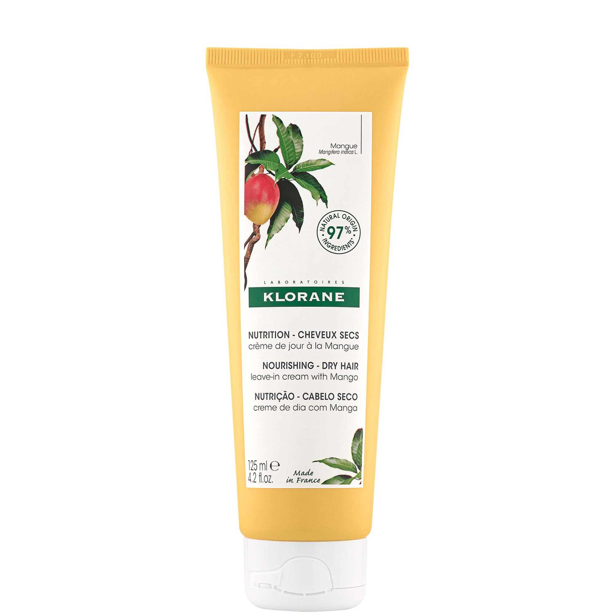 KLORANE Nourishing Leave-In Cream with Mango for Dry Hair 125ml ...