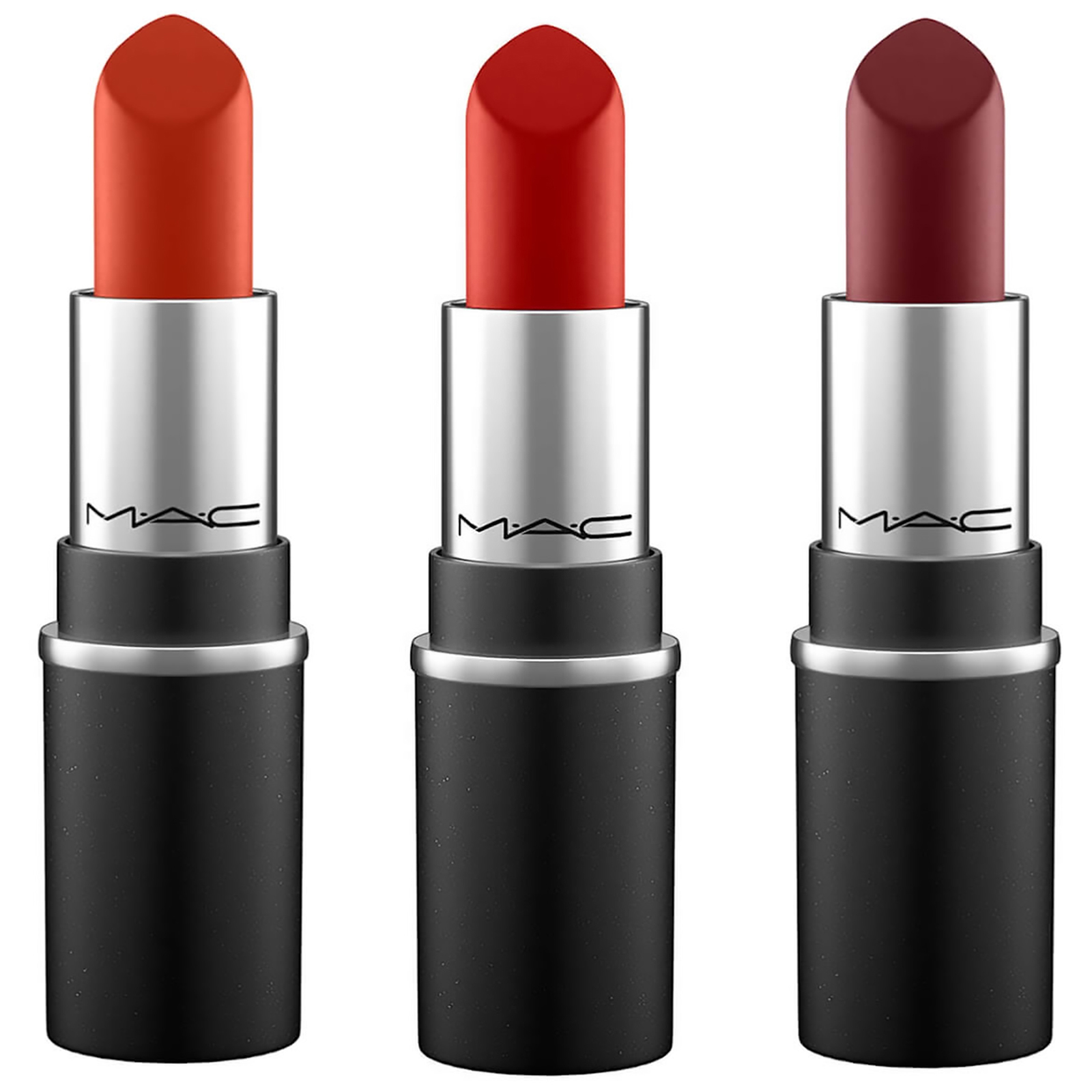Trío de mini-lápices de labios rojos de MAC | LOOKFANTASTIC