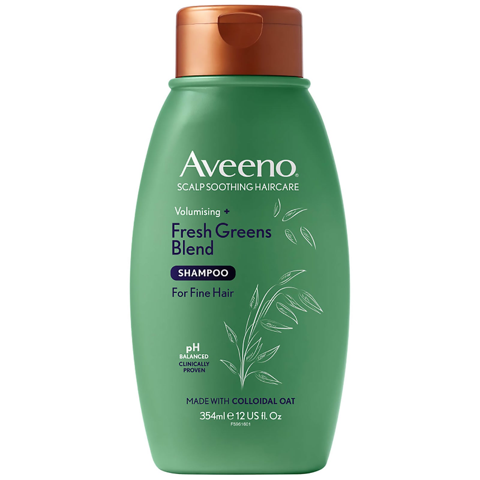 Aveeno Scalp Soothing Haircare Volumising Fresh Greens Blend Shampoo ...