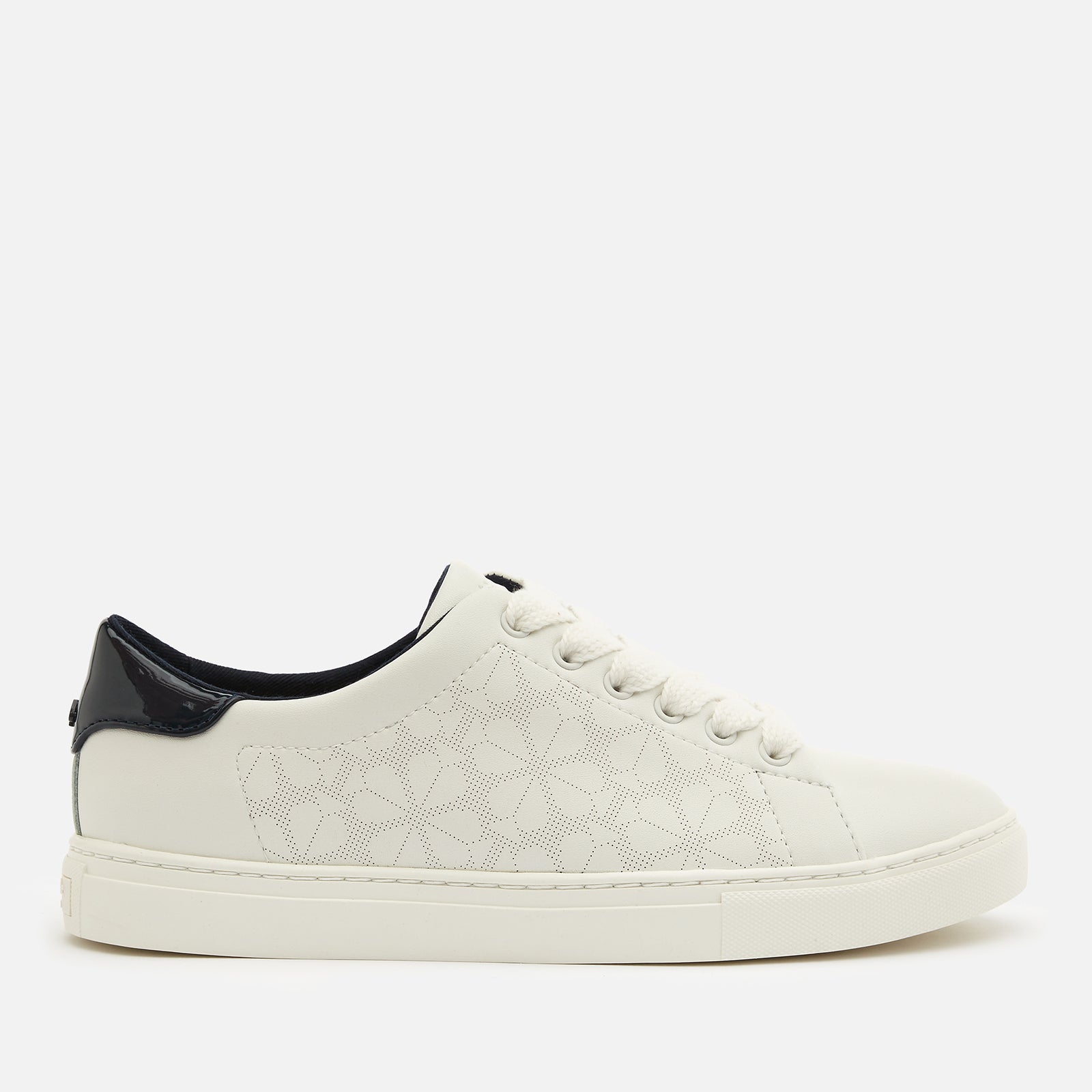 Kate Spade New York Women's Audrey Leather Cupsole Trainers - Optic ...