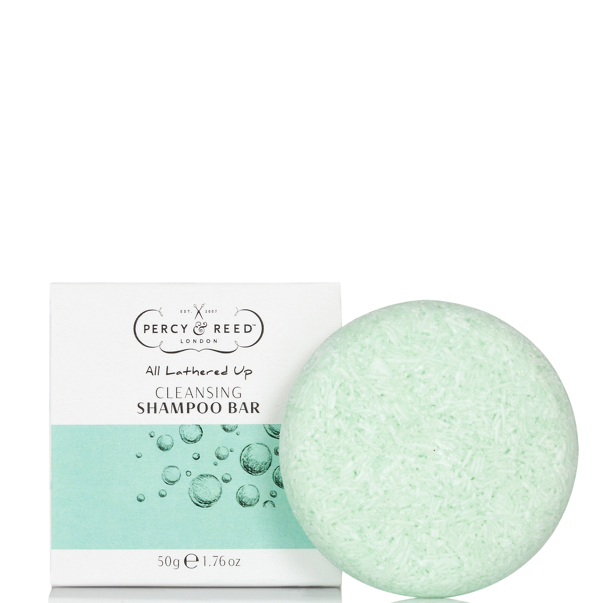 Percy & Reed All Lathered Up Cleansing Shampoo Bar 50g | LOOKFANTASTIC
