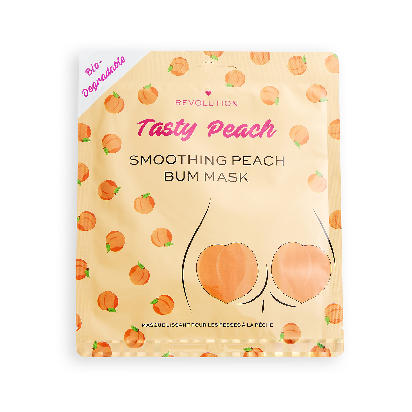 I Heart Revolution Peach Bum Sheet Mask | LOOKFANTASTIC