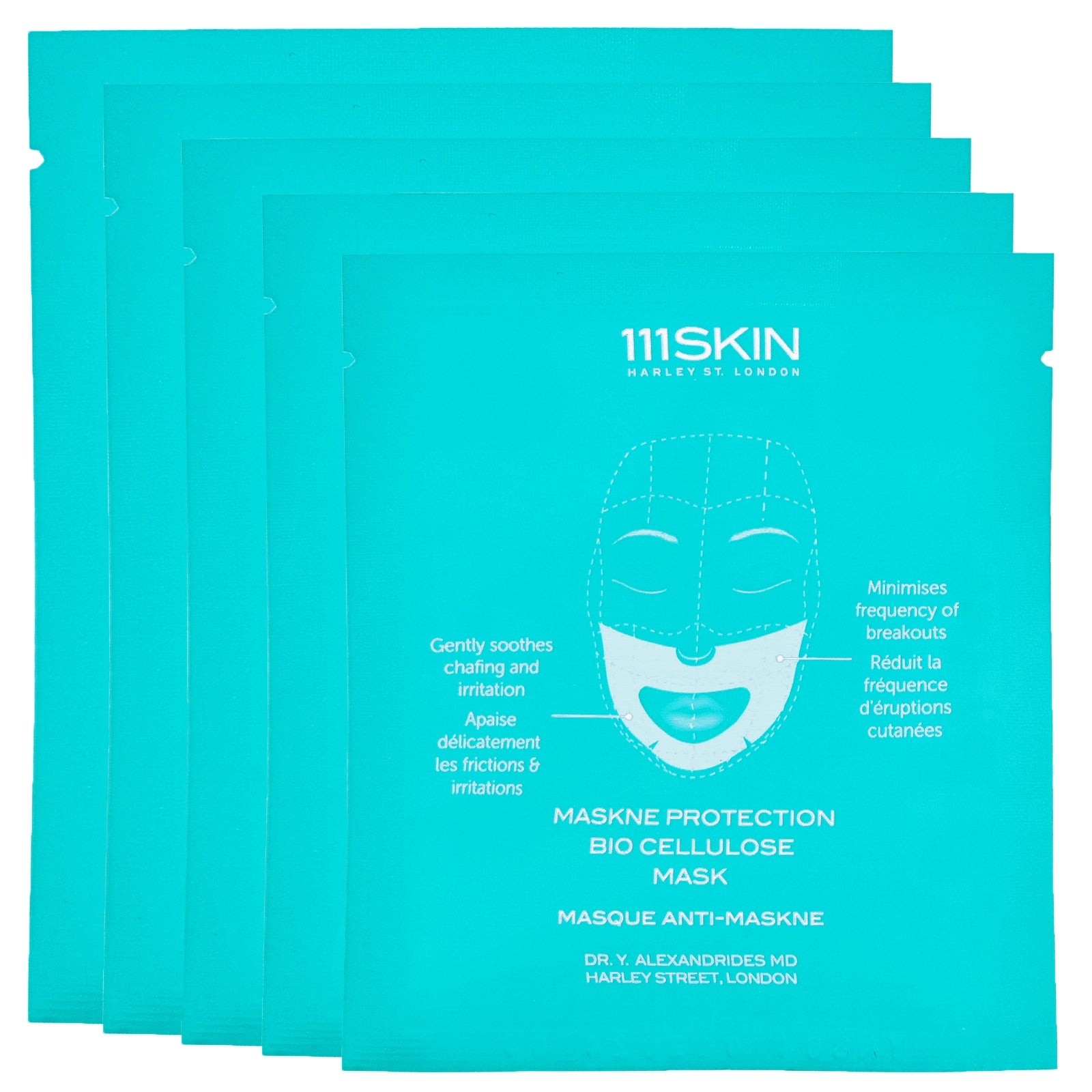 111SKIN Clarity Maskne Protection Bio Cellulose Mask 5 x 10ml | allbeauty