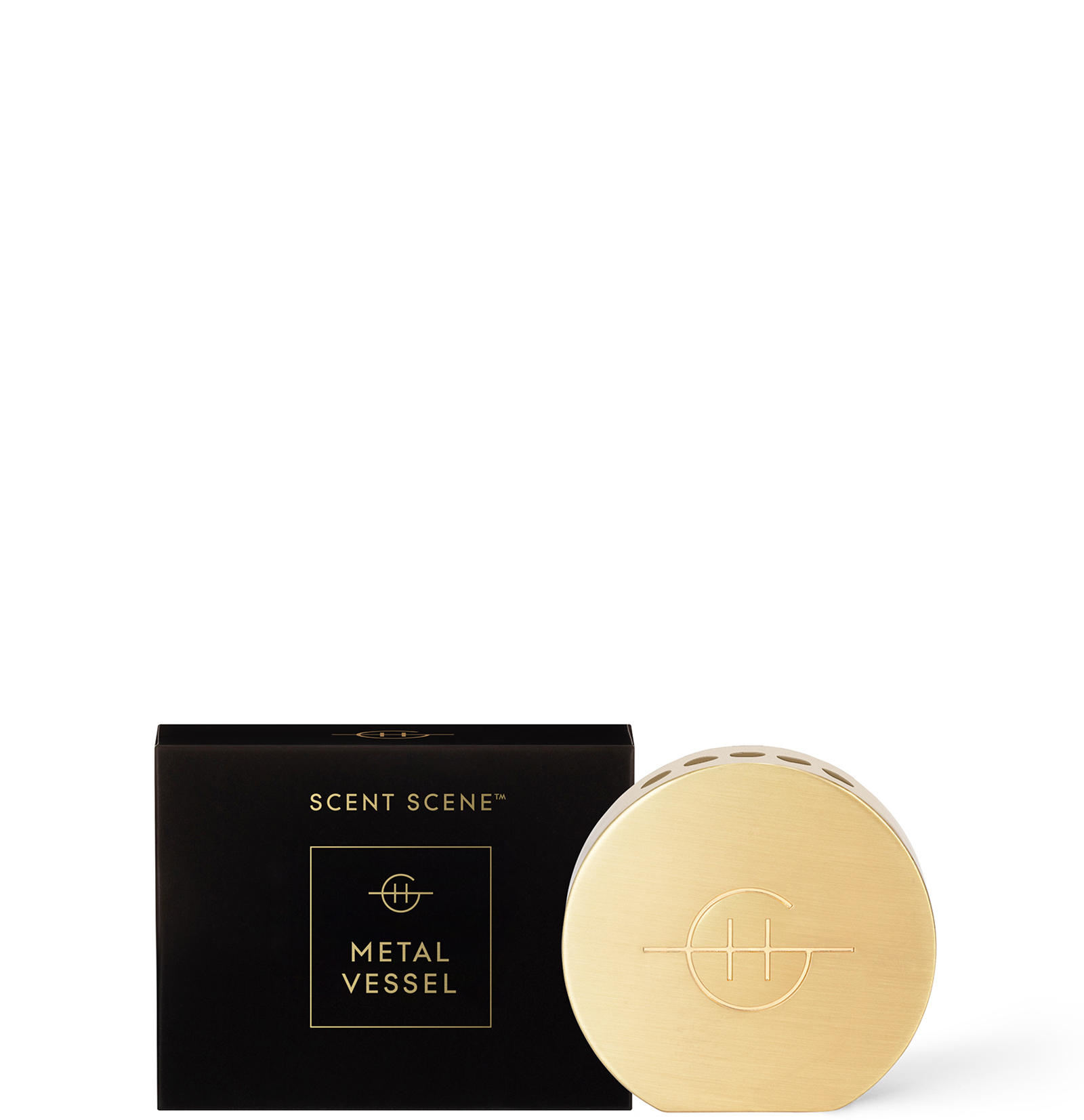 Glasshouse Fragrances Scent Scene Metal Vessel - Gold | LOOKFANTASTIC