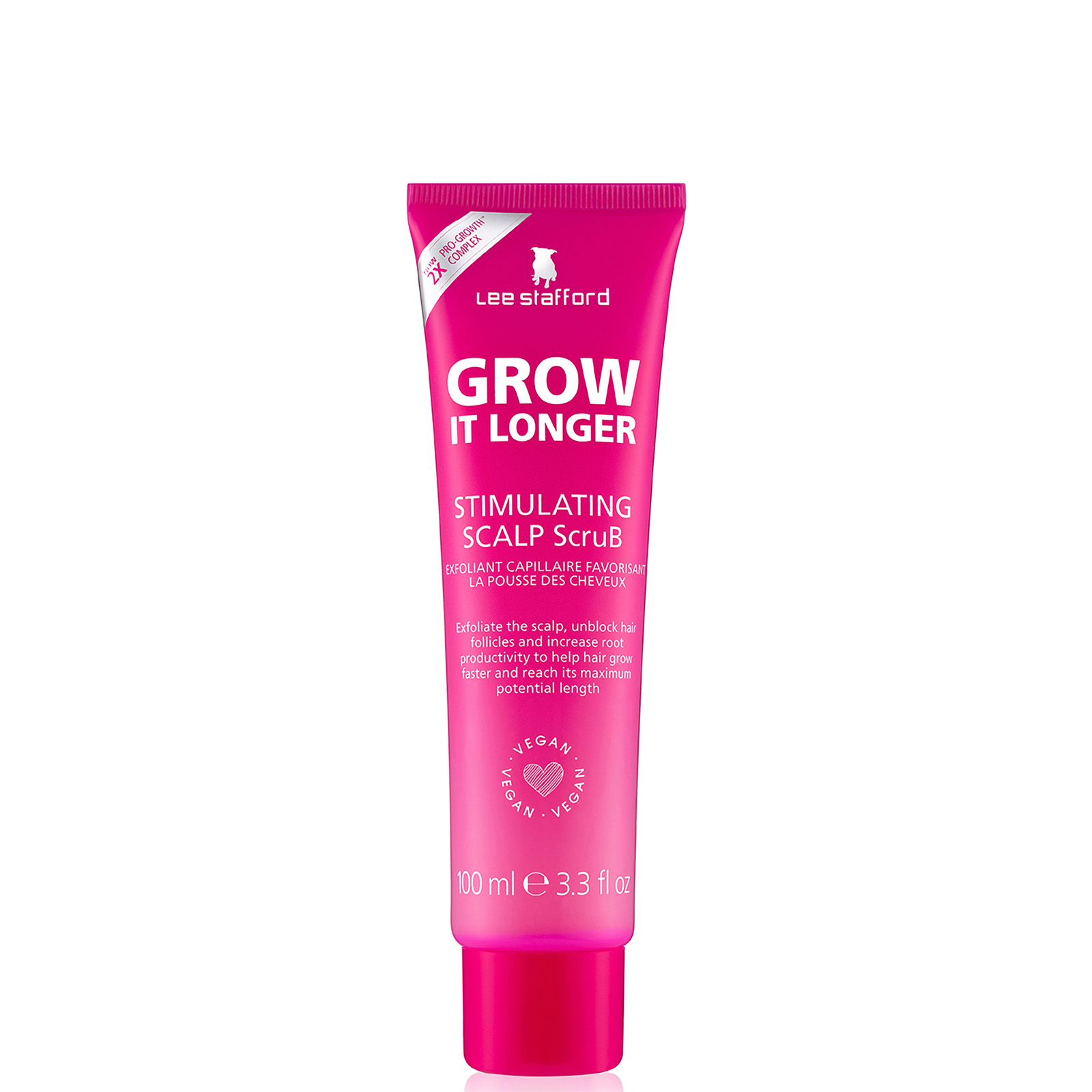 Lee Stafford Grow it Longer Scalp Scrub 3.3 fl. oz | LOOKFANTASTIC