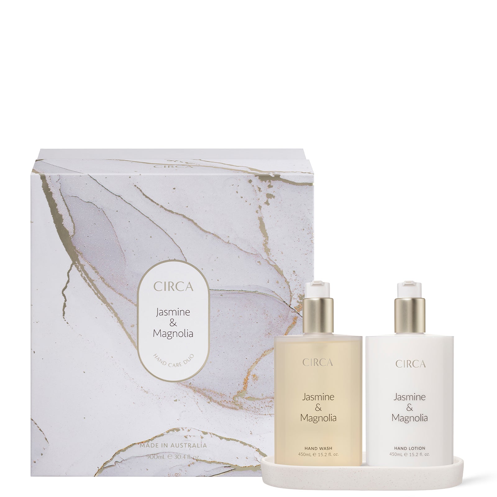 CIRCA Jasmine & Magnolia Hand Care Duo Set 900ml | LOOKFANTASTIC