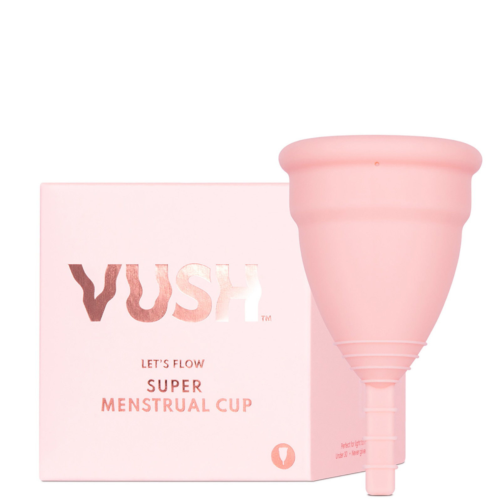 VUSH Let's Flow Menstrual Cup - Super | LOOKFANTASTIC